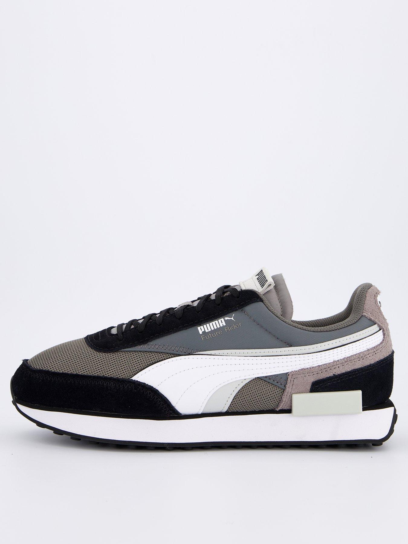 Puma Men's Future Rider Double Two Trainers - Grey/black | Very