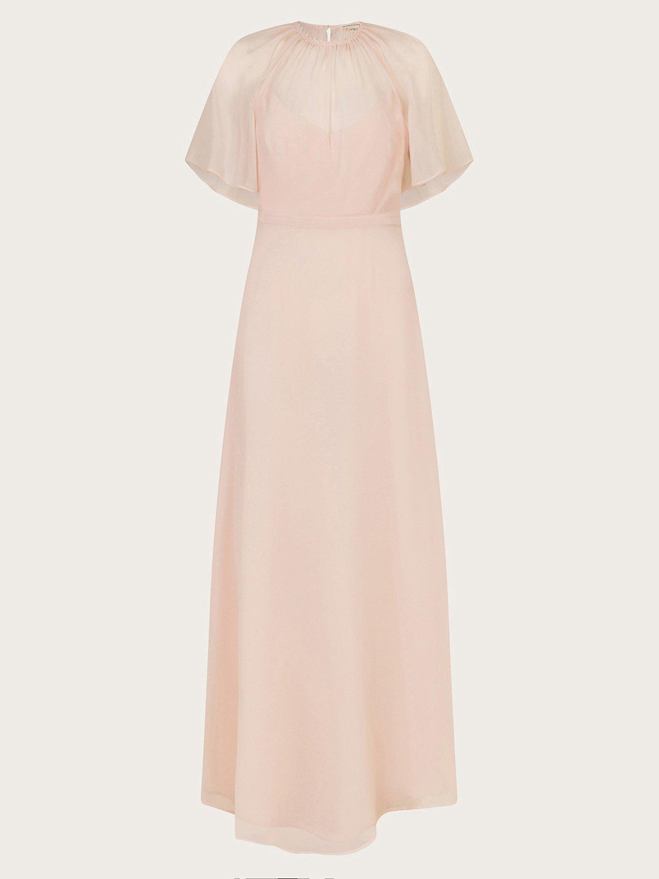 Monsoon Mona Angle Sleeve Dress Blush - Pink | Very
