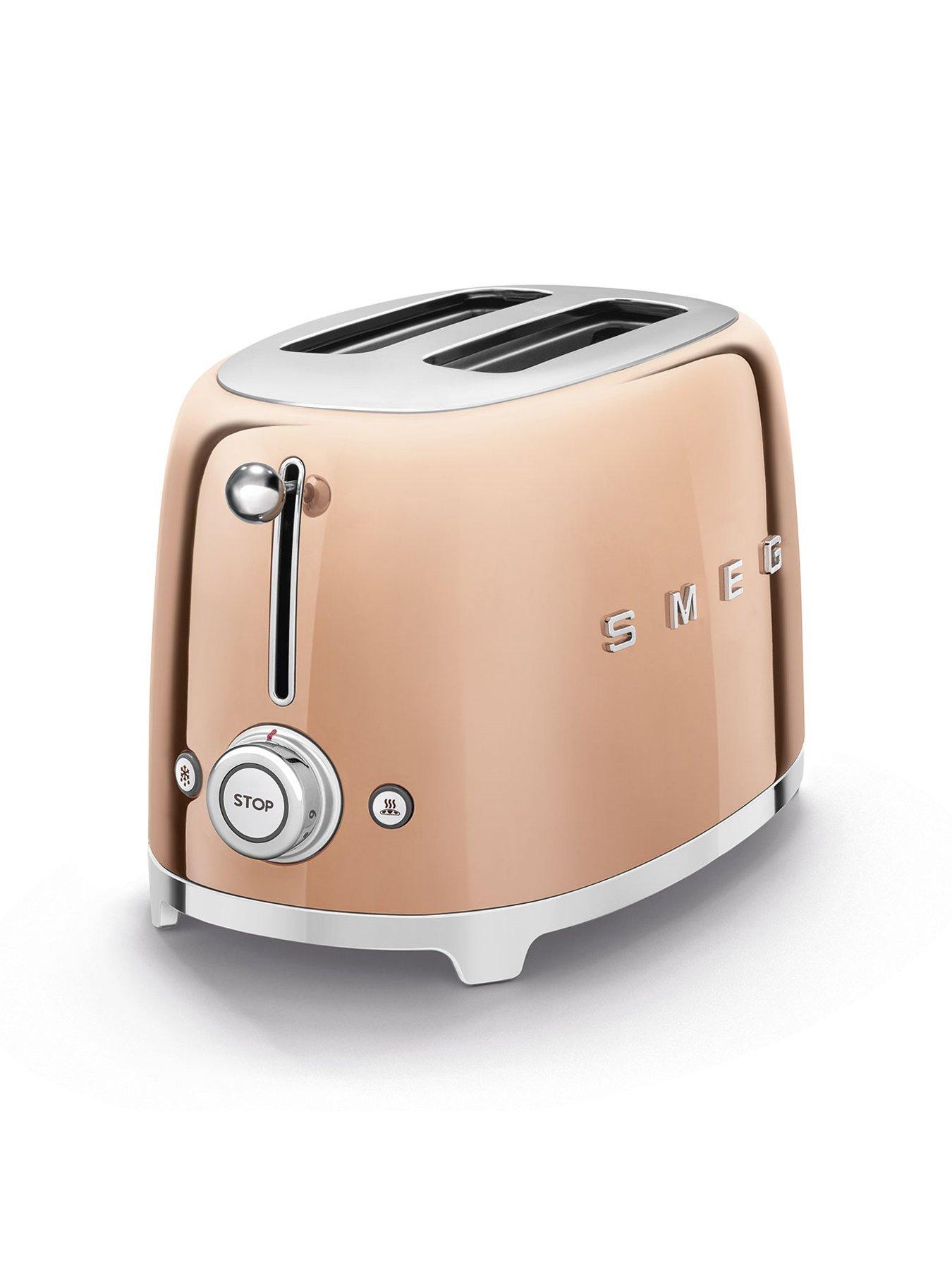 Smeg EEJB269 Kettle & 2 Slice Toaster, Rose Gold | Very