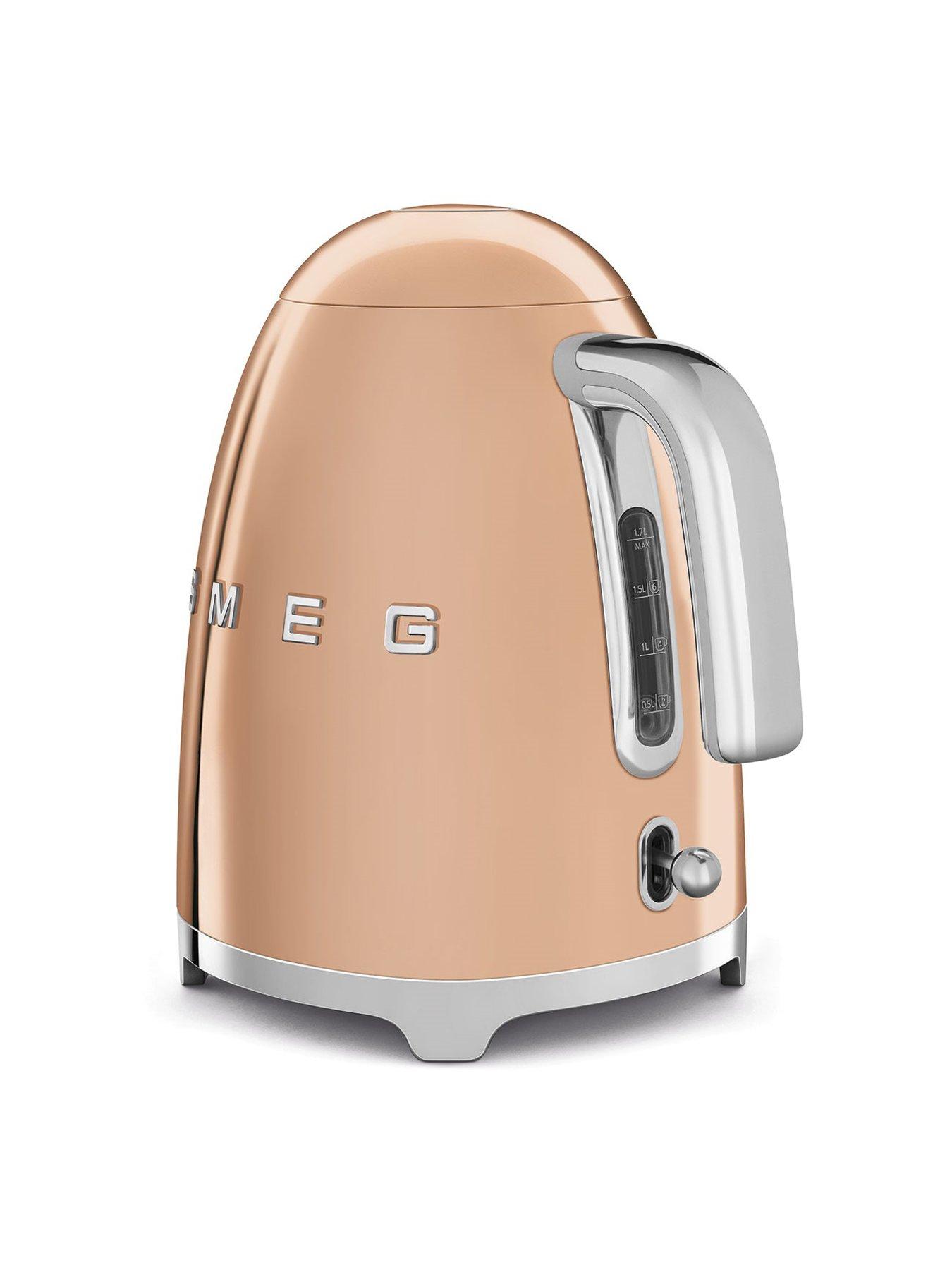 Smeg EEJB269 Kettle & 2 Slice Toaster, Rose Gold | Very