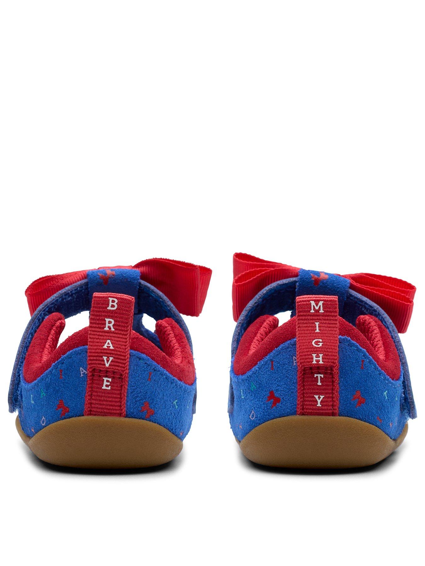 Clarks Roald Dahl Matilda Roamer Bow Toddler shoe - Blue | Very