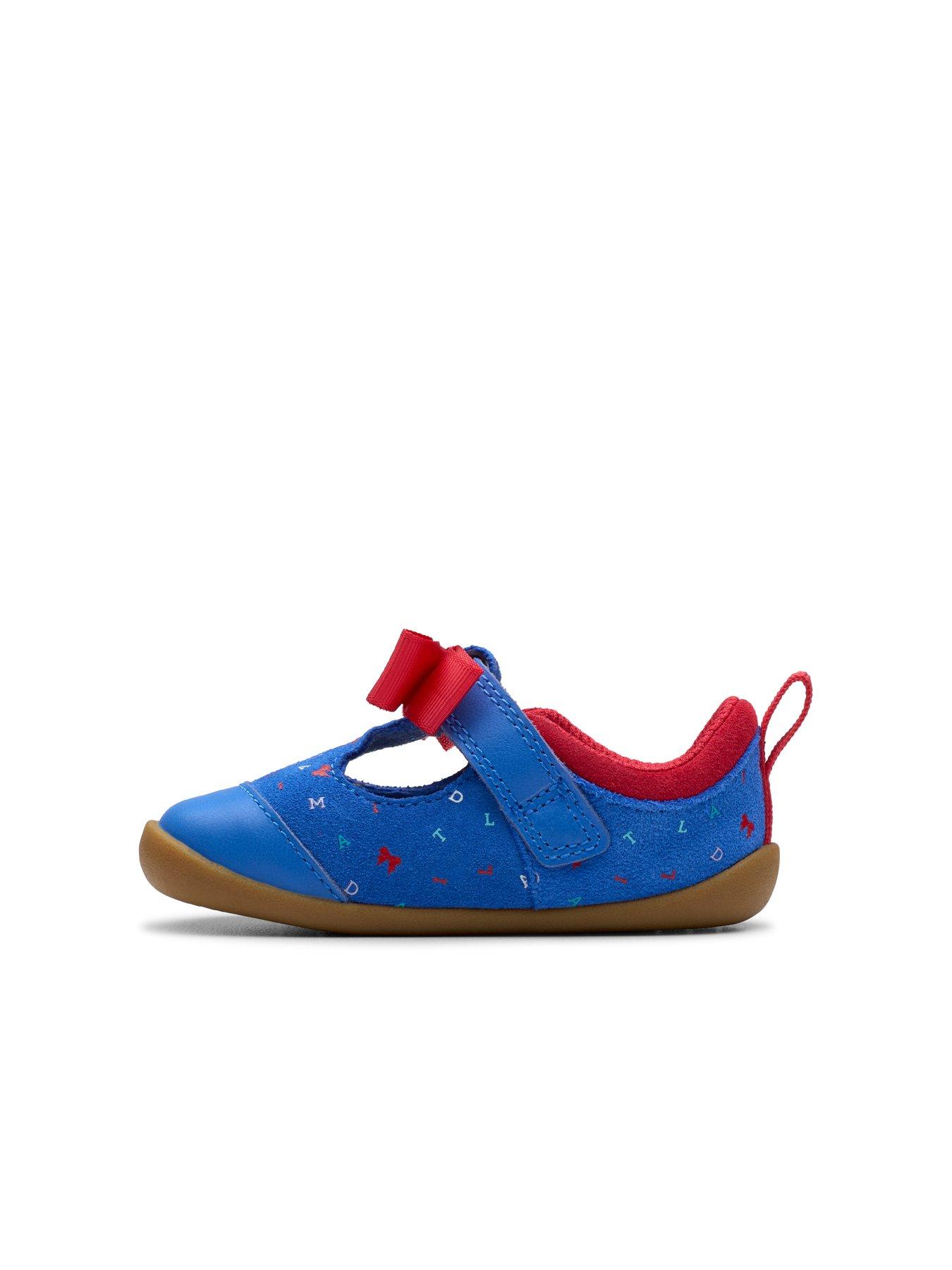 Clarks Roald Dahl Matilda Roamer Bow Toddler shoe - Blue | Very