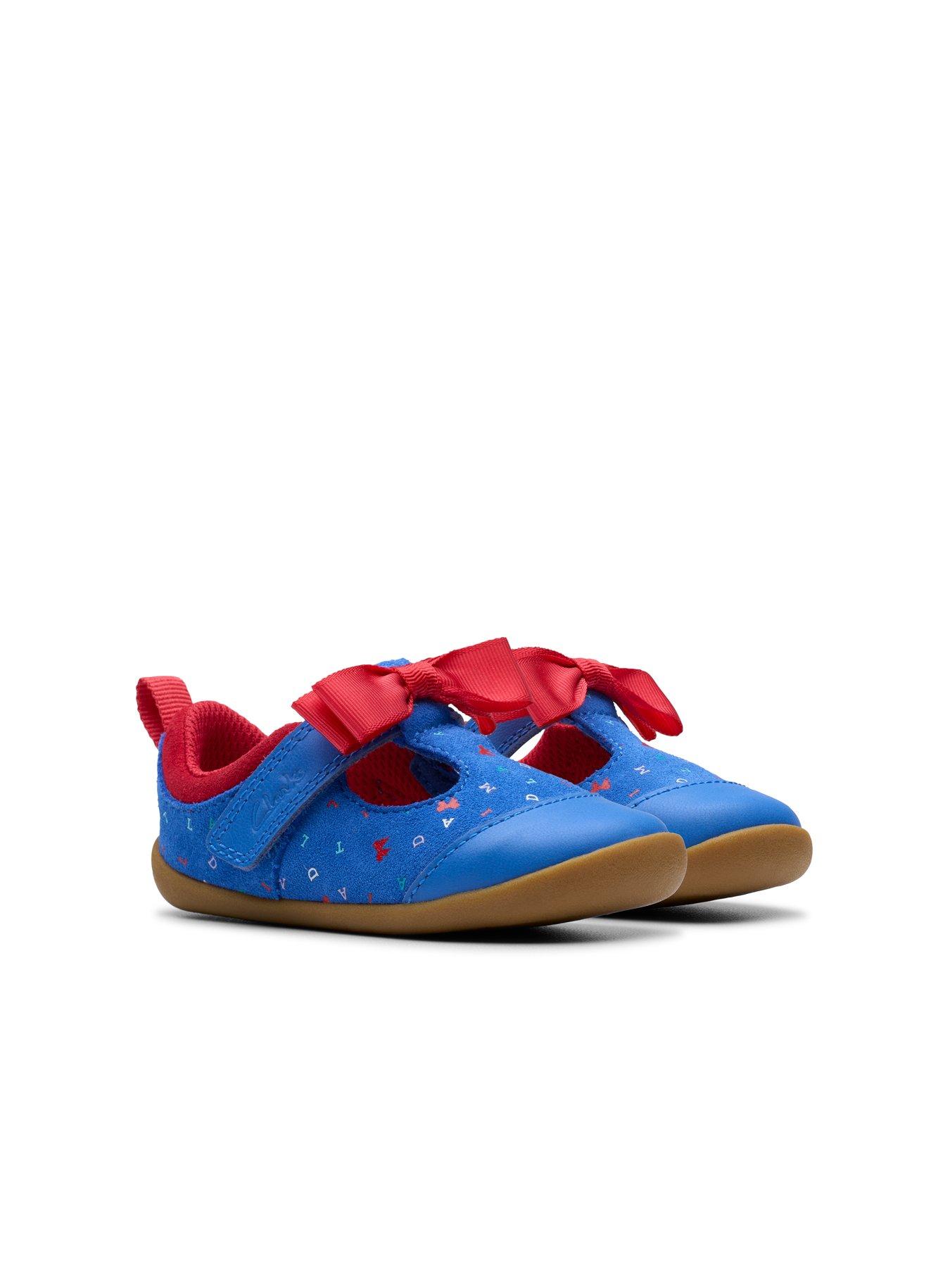Clarks Roald Dahl Matilda Roamer Bow Toddler shoe - Blue | Very