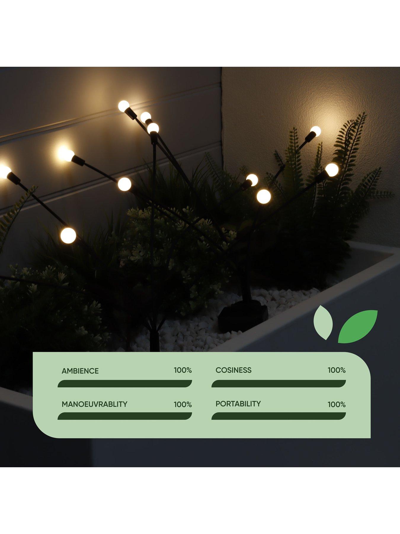 Streetwize Solar Firefly Stake Lights (Pack of 2) | Very