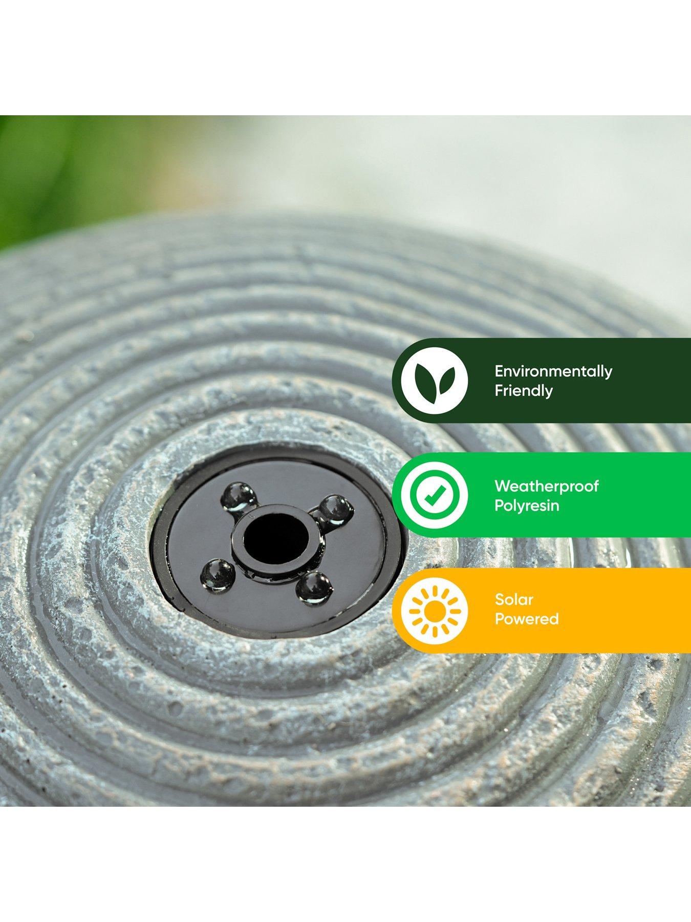 Streetwize Solar Ball Water Feature With Battery Back-up | Very