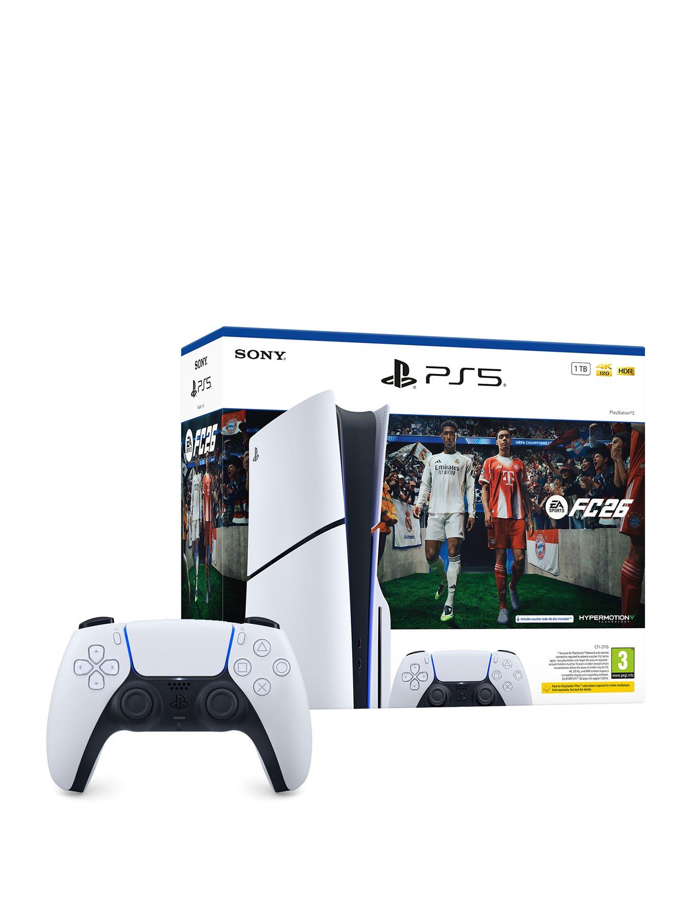 PlayStation 5 Disc Console 1TB - EA SPORTS FC™ 26 Bundle & Additional ...