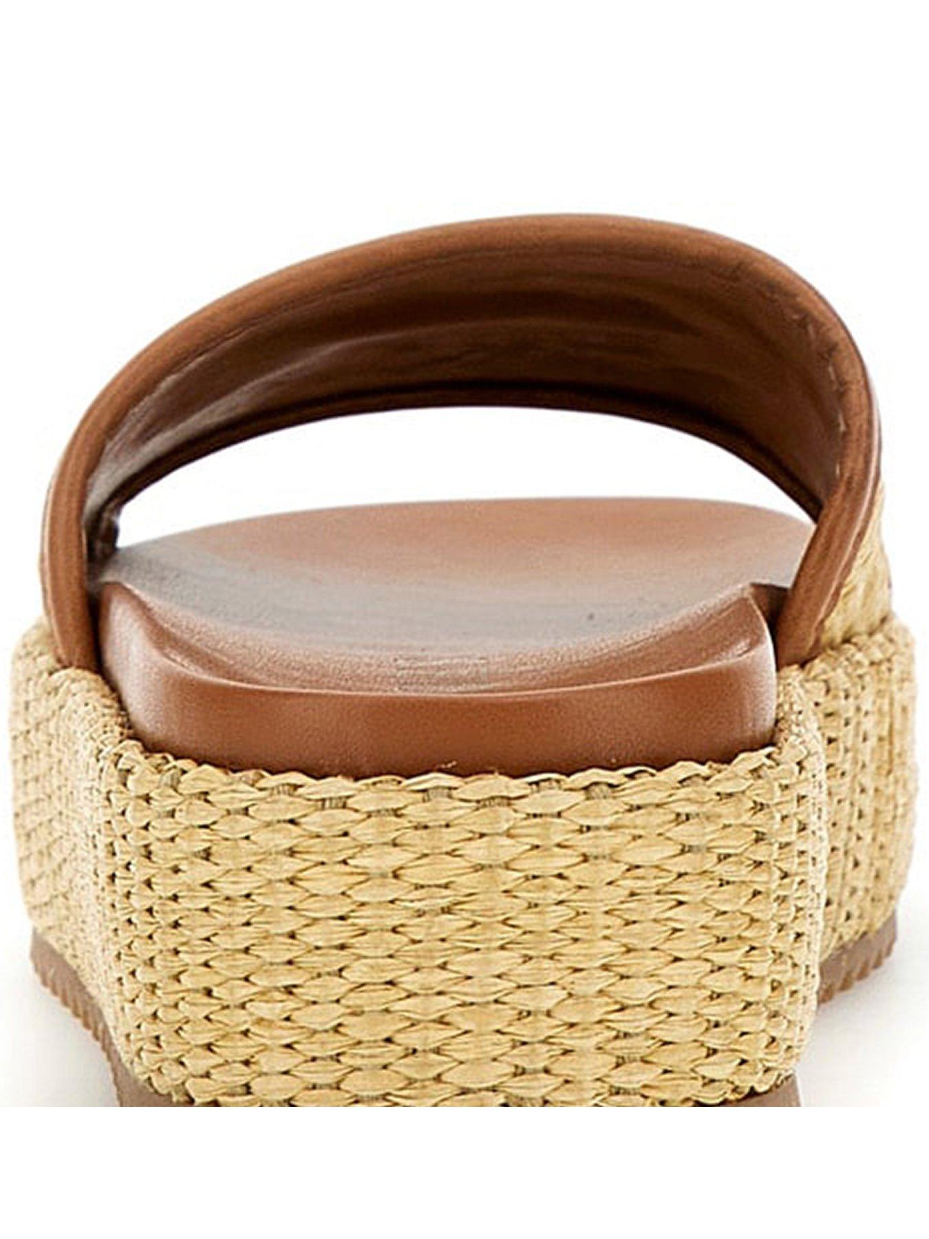 Guess Lonney Flatform Raffia Sandal | Very
