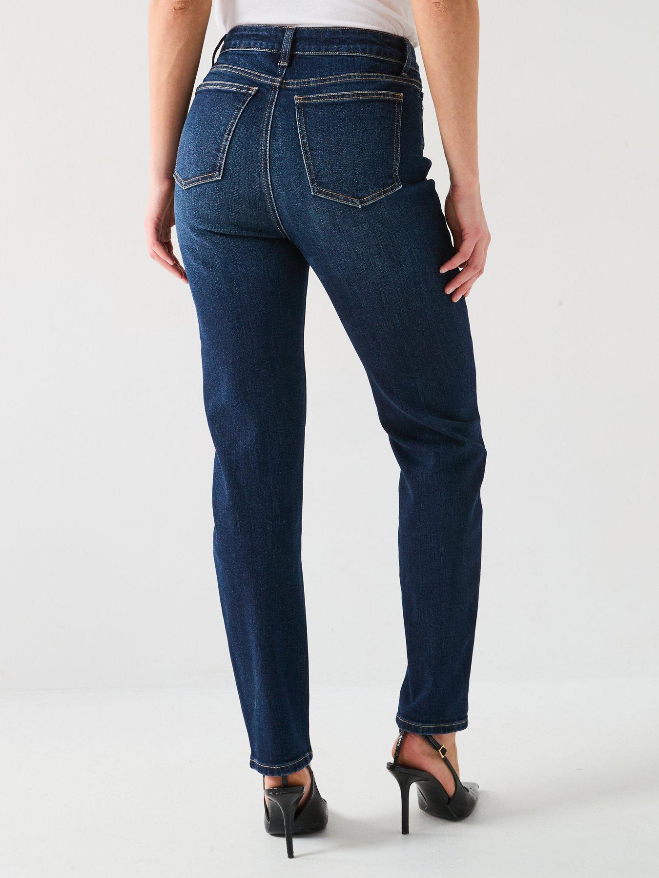 V by Very Slim Fit High Waist Jeans - Dark Wash | Very