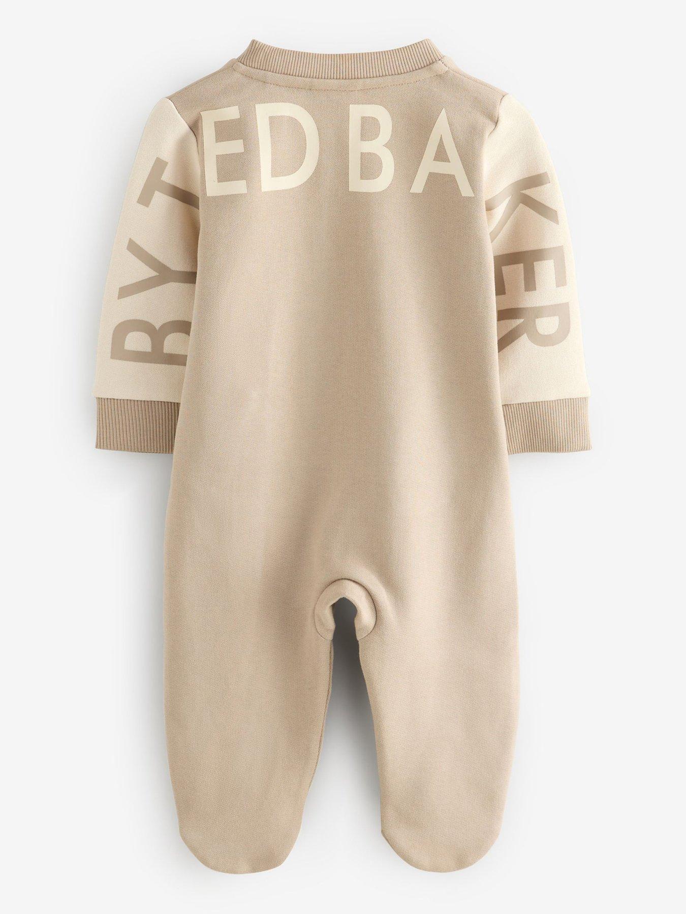 Ted Baker Baby Boys Varsity Sleepsuit - Beige | Very