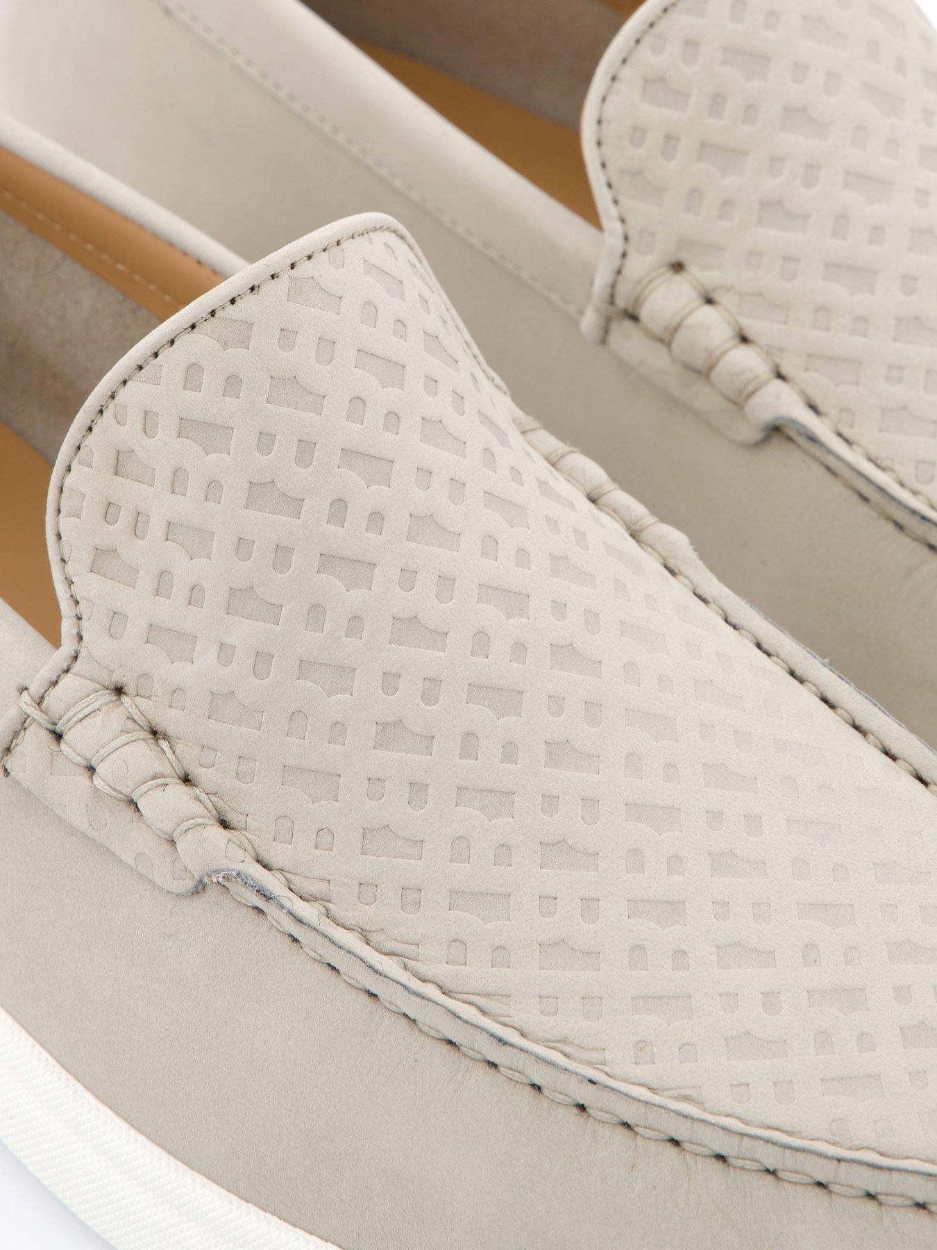 BOSS Sienne Monogram Loafers - Medium Beige | Very