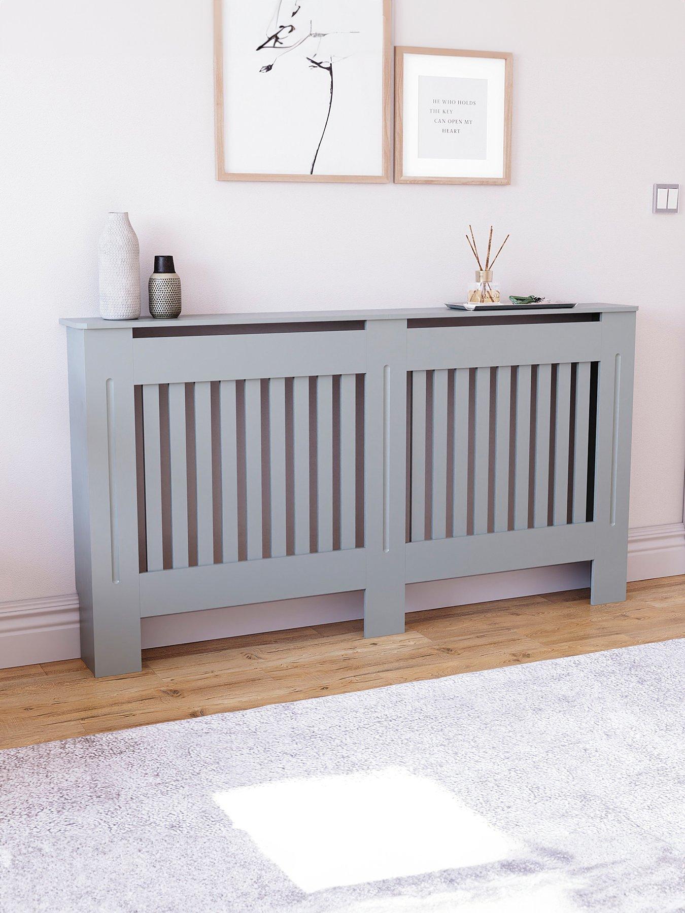 Vida Designs Chelsea Large Radiator Cover - Olive Grey | Very