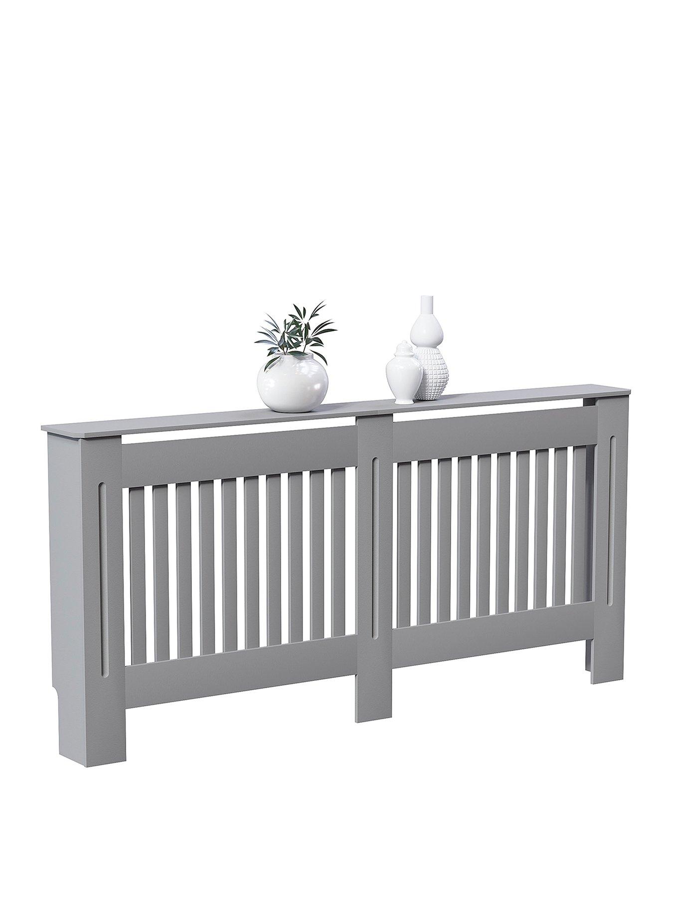Vida Designs Chelsea Extra Large Radiator Cover - Olive Grey | Very