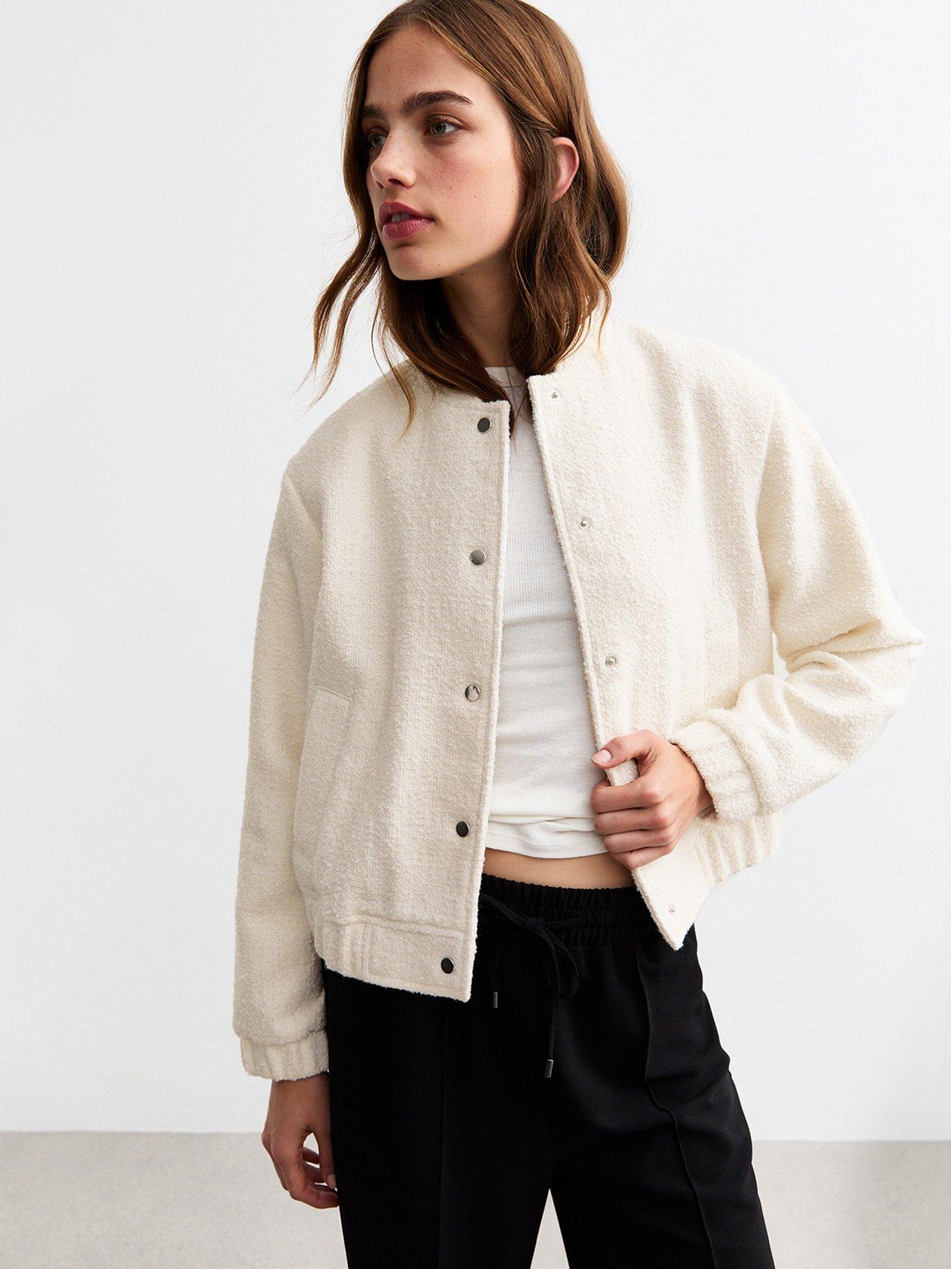 Womens White Coats And Jackets - Very
