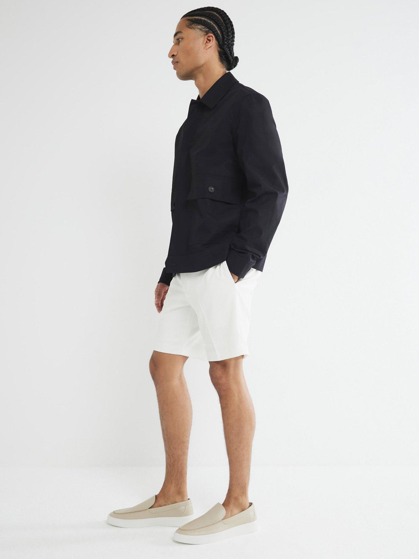 River Island Smart Waffle Shorts - White | Very