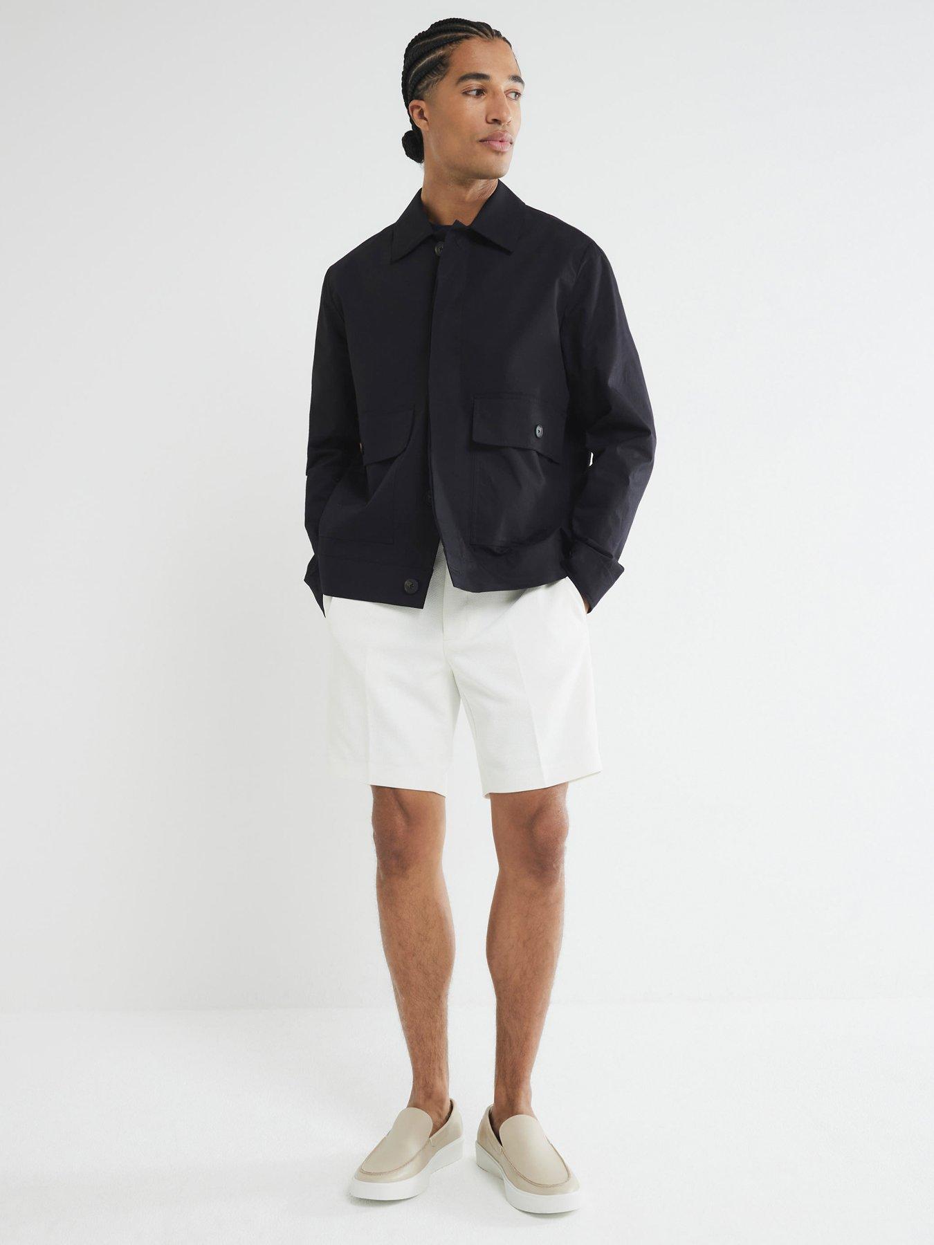 River Island Smart Waffle Shorts - White | Very