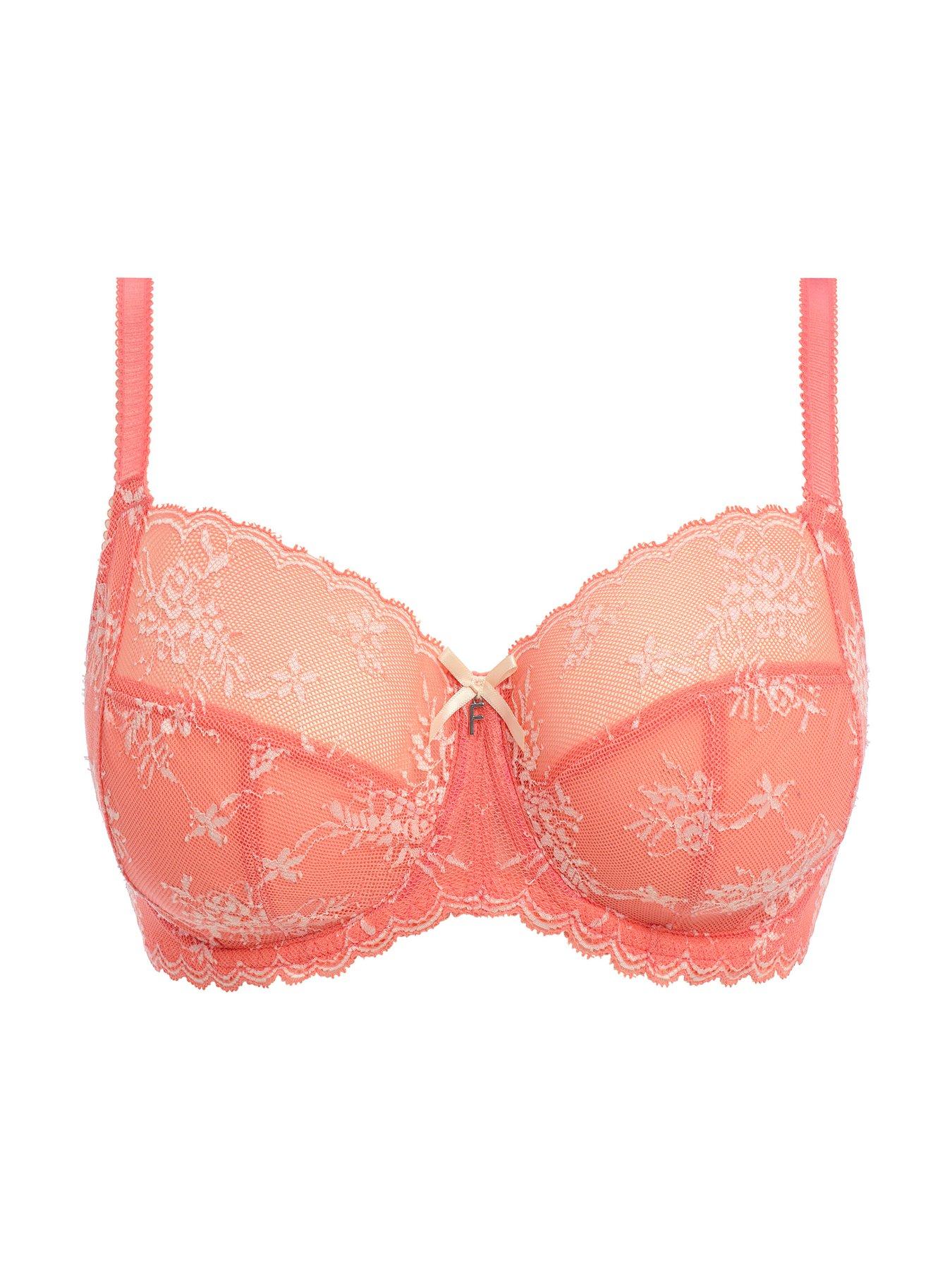 Freya Offbeat Decadence Underwired Side Support Bra - Pink | Very