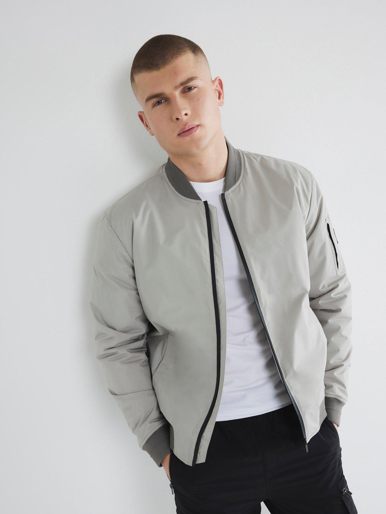 River Island Tech Bomber - Grey | Very