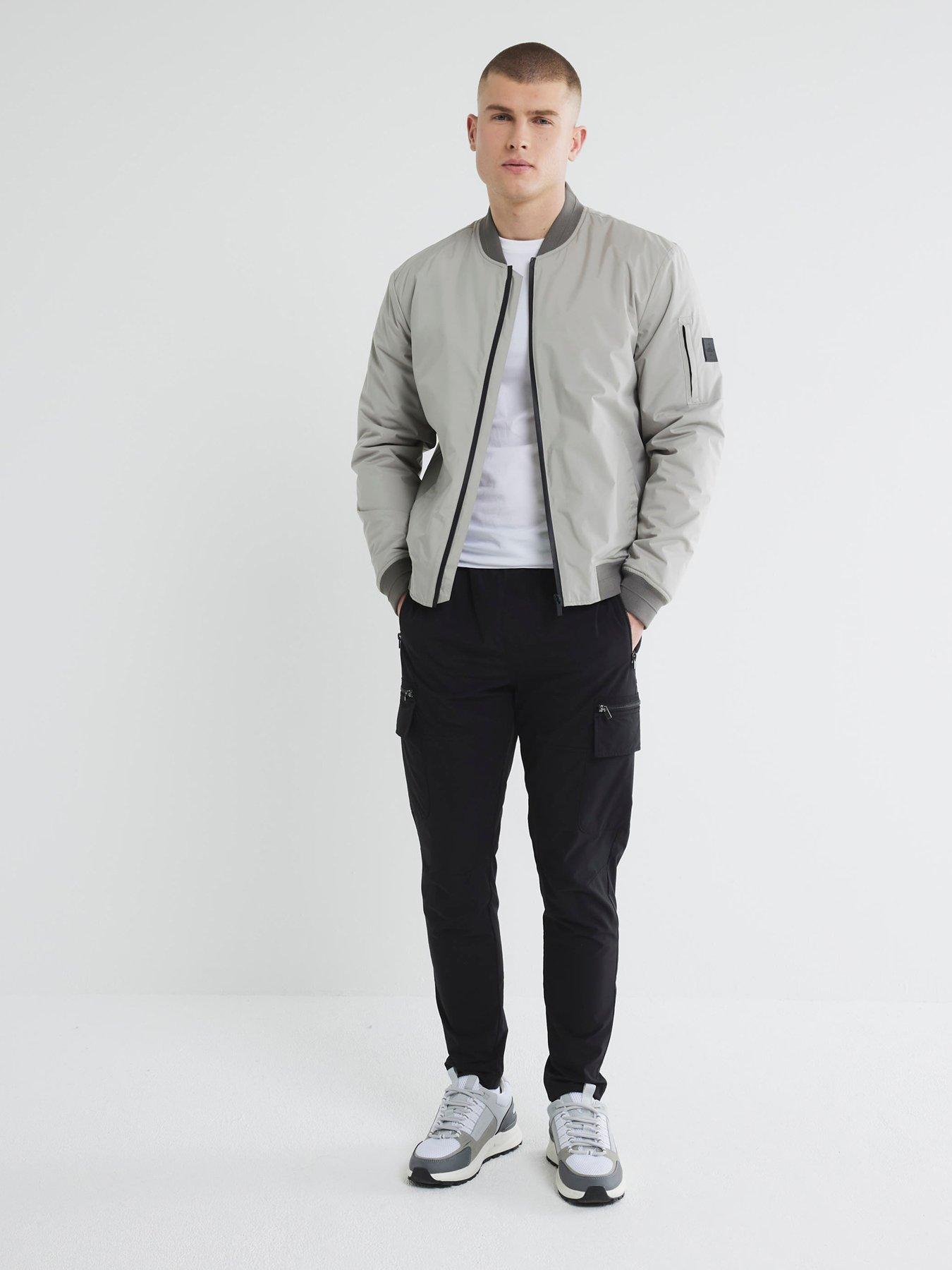 River Island Tech Bomber - Grey | Very