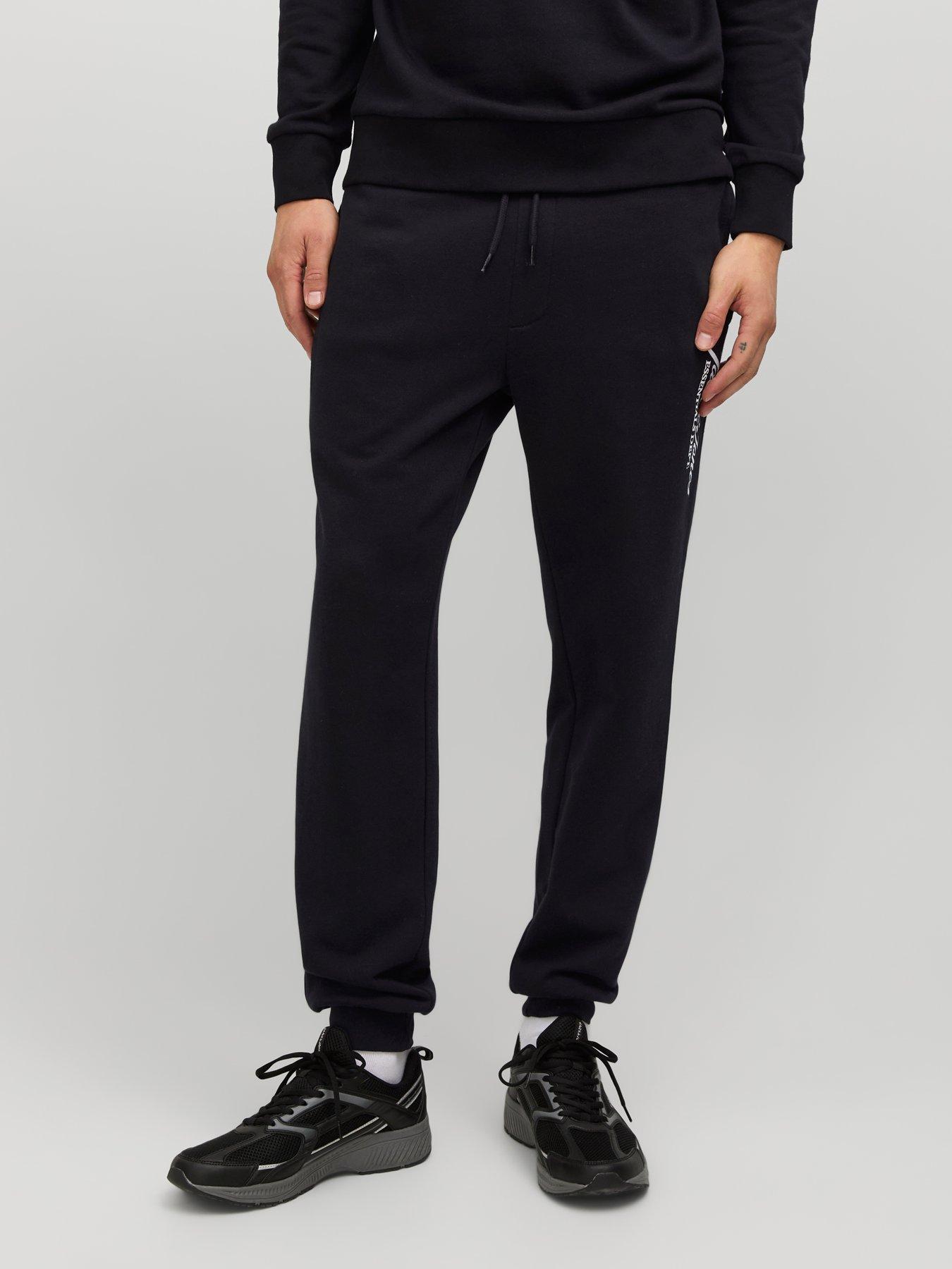 Jack & Jones Gordon Beau Script Logo Joggers - Black | Very