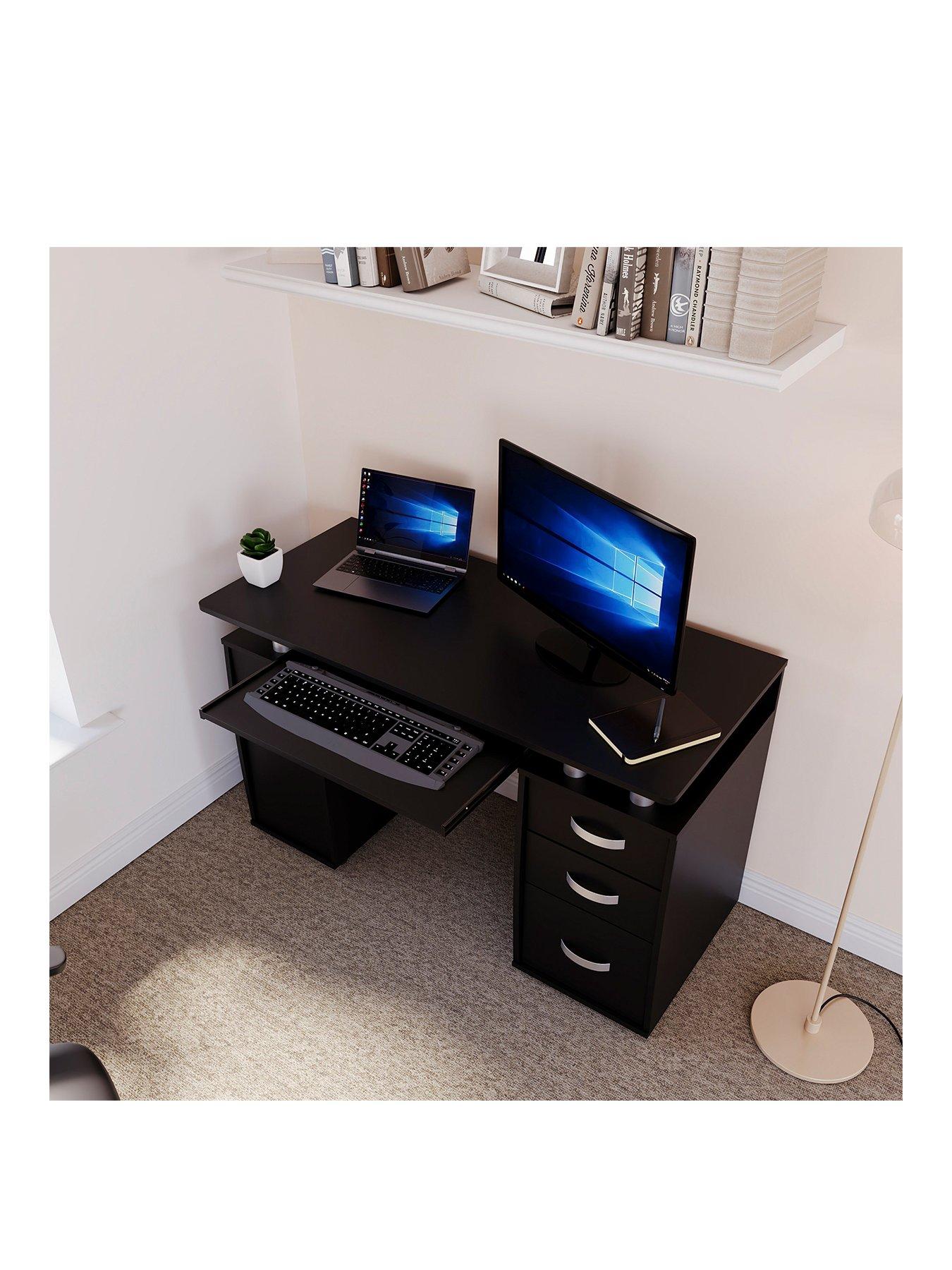 Vida Designs Otley 3 Drawer Computer Desk | Very