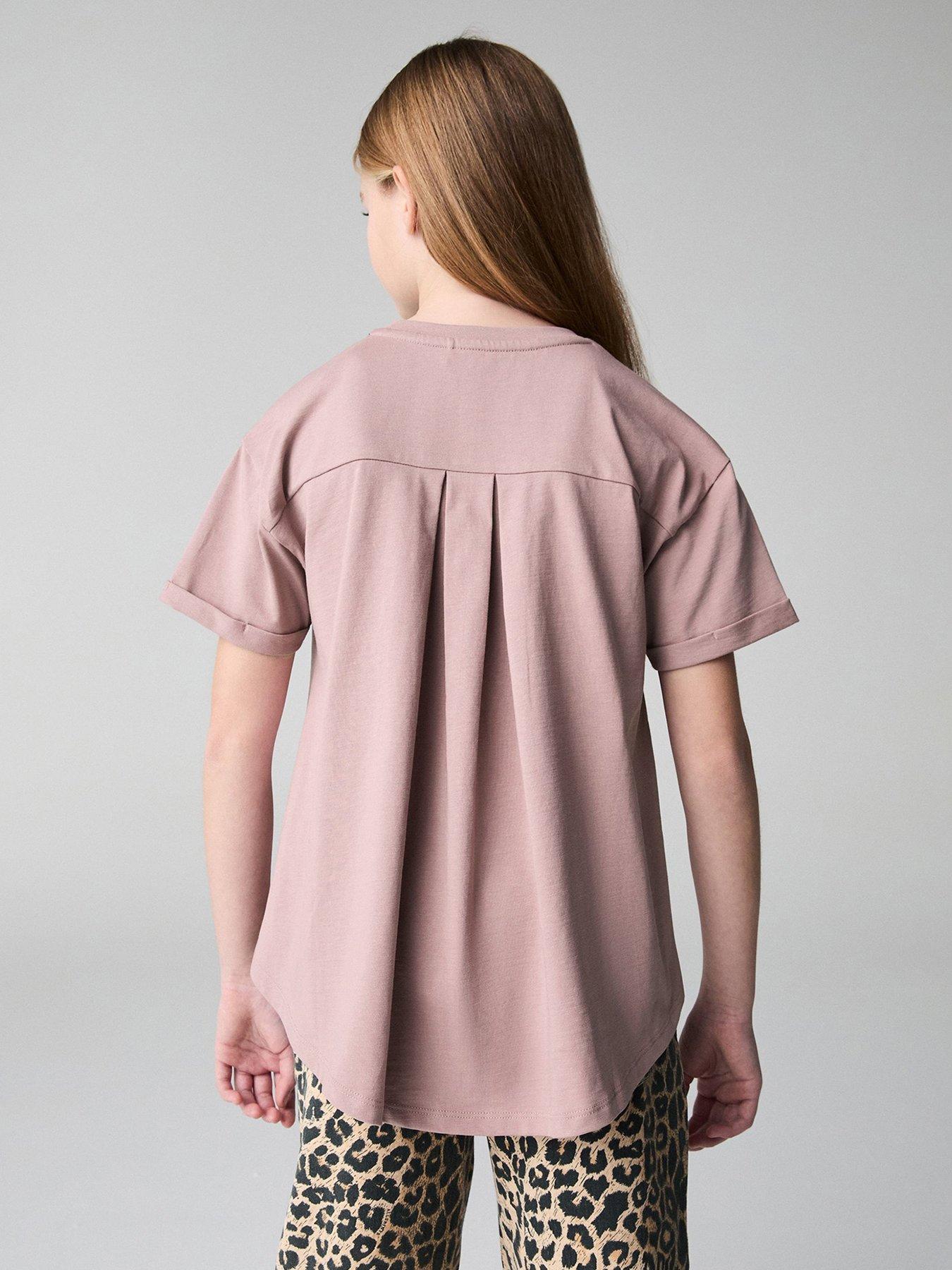 smALLSAINTS All Saints Logo Lace T-Shirt - Pink | Very