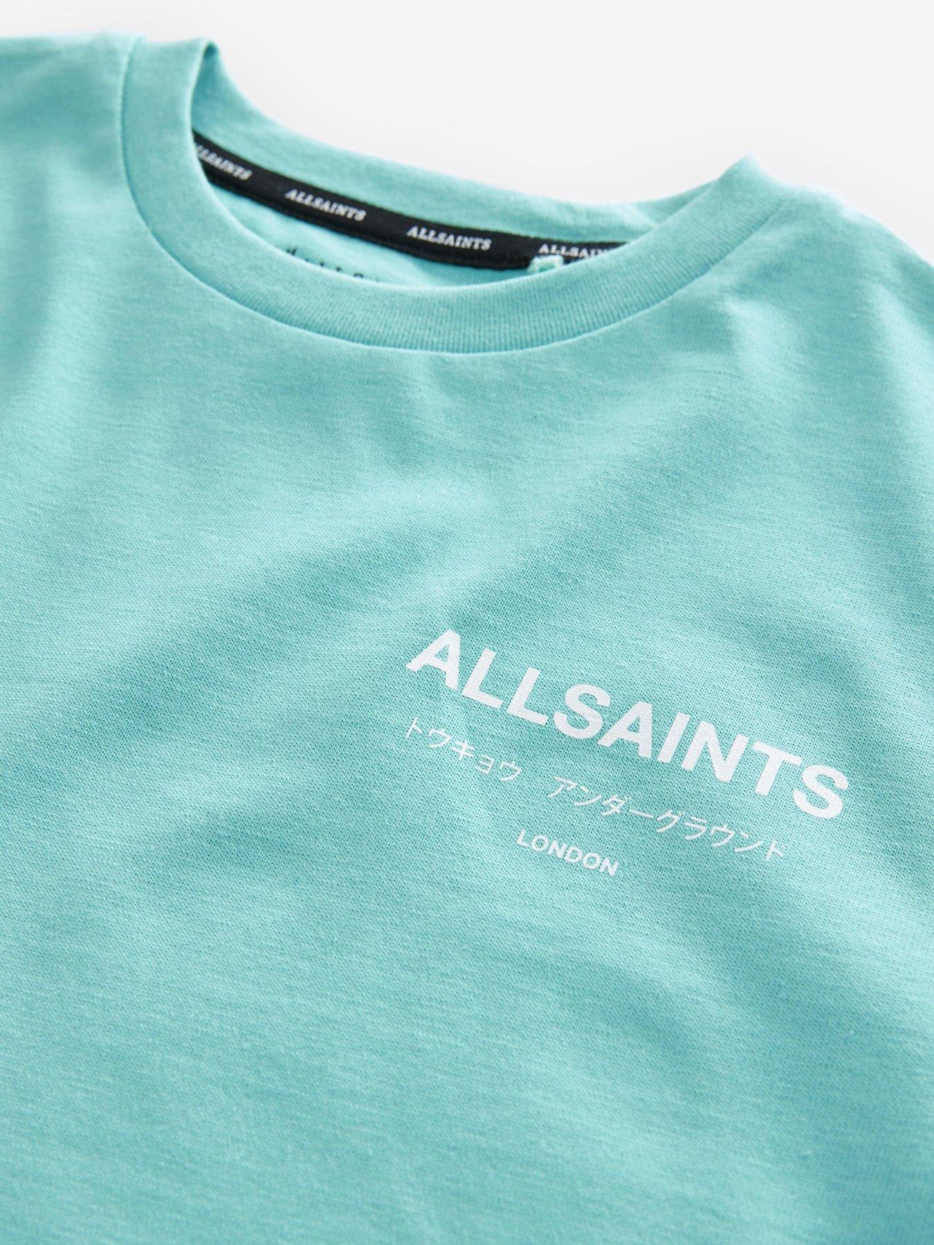 smALLSAINTS All Saints Boys Logo T-Shirt - Blue | Very