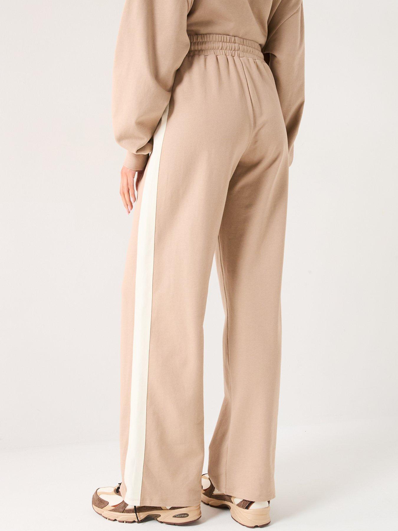 V by Very Side Stripe Co-Ord Joggers - Brown | Very