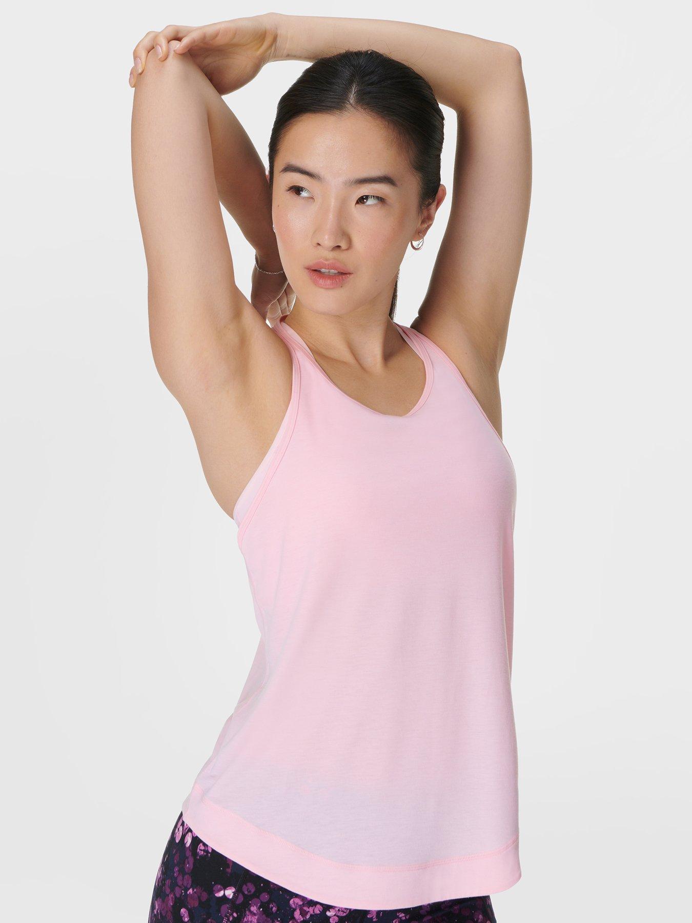 Sweaty Betty Womens Running Breathe Easy Run Tank Top - Pink | Very