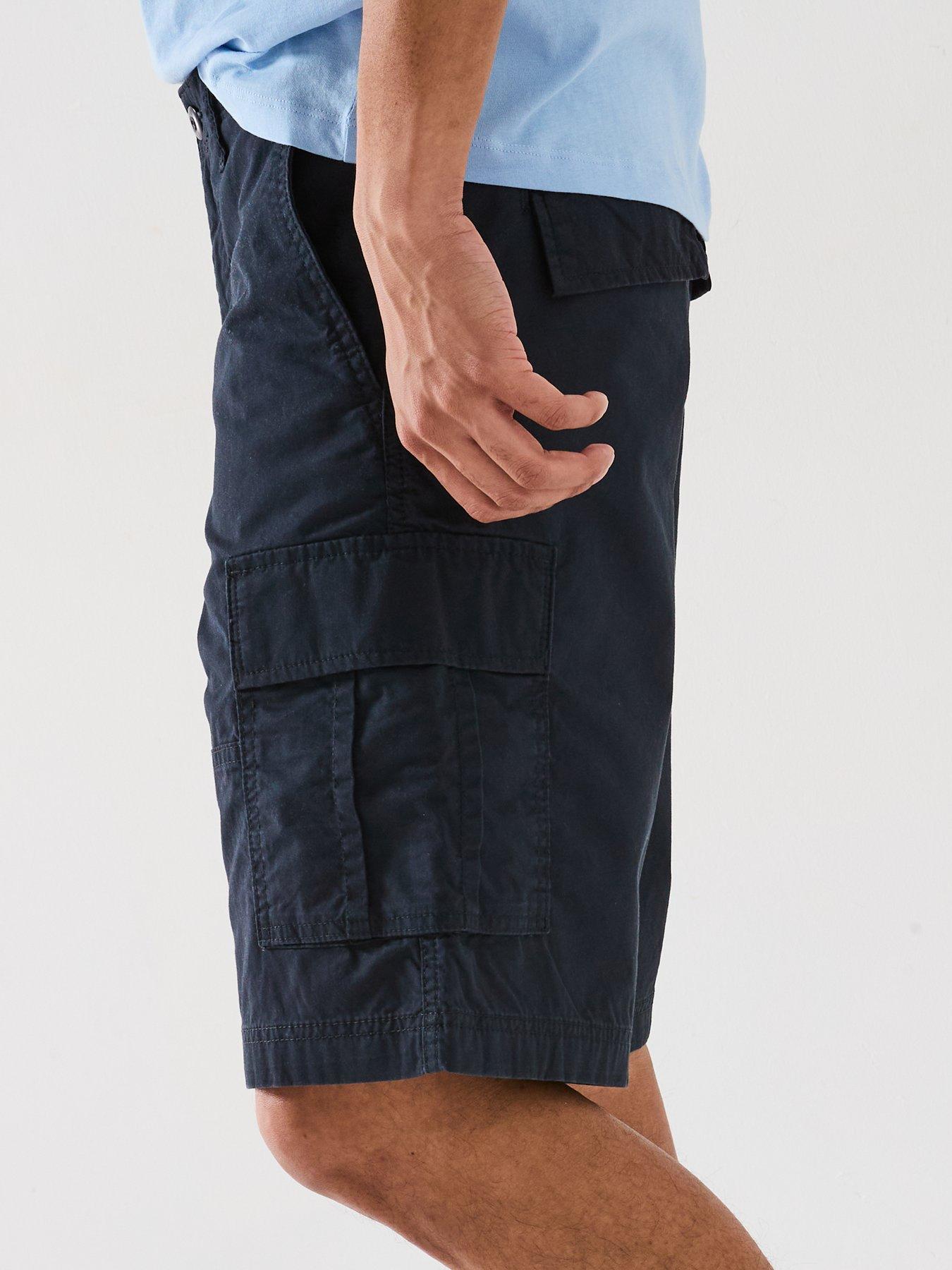 Jack & Jones Cole Mateo Cargo Shorts - Dark Navy | Very