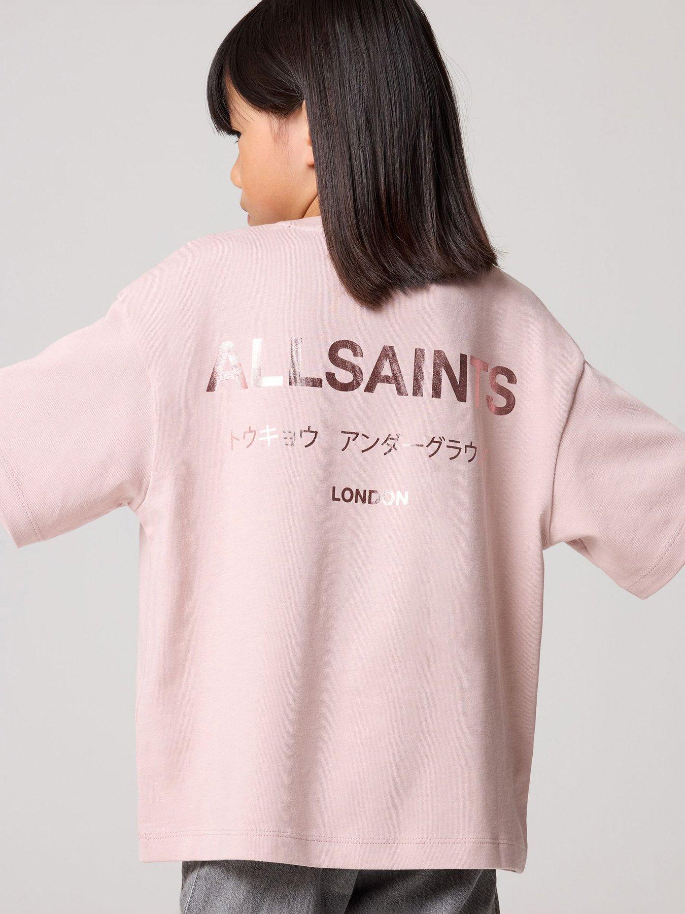 smALLSAINTS All Saints Girls Logo T-Shirt - Pink | Very