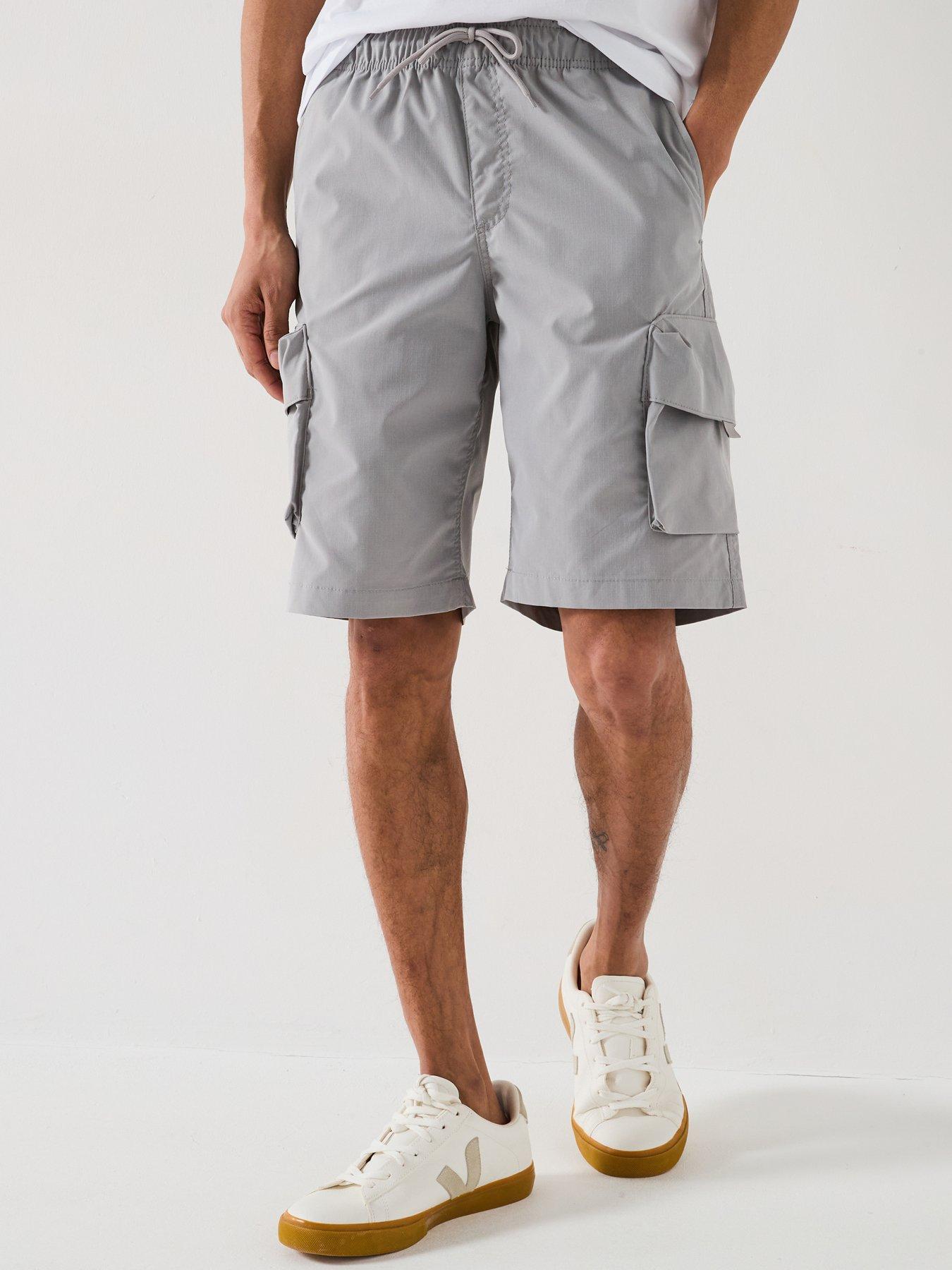 Jack & Jones Cole Hart Tech Cargo Shorts - Ultimate Grey | Very