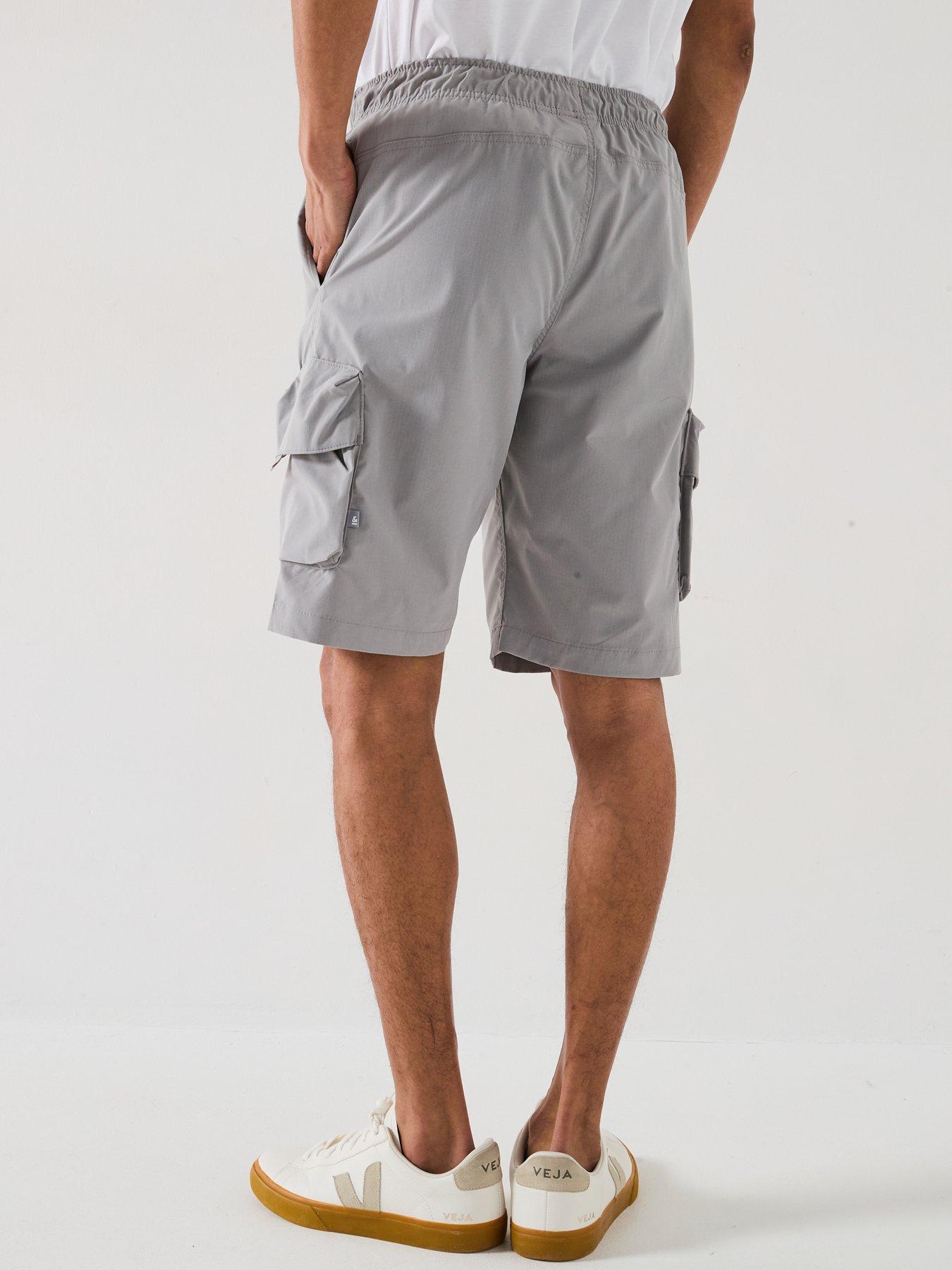 Jack & Jones Cole Hart Tech Cargo Shorts - Ultimate Grey | Very