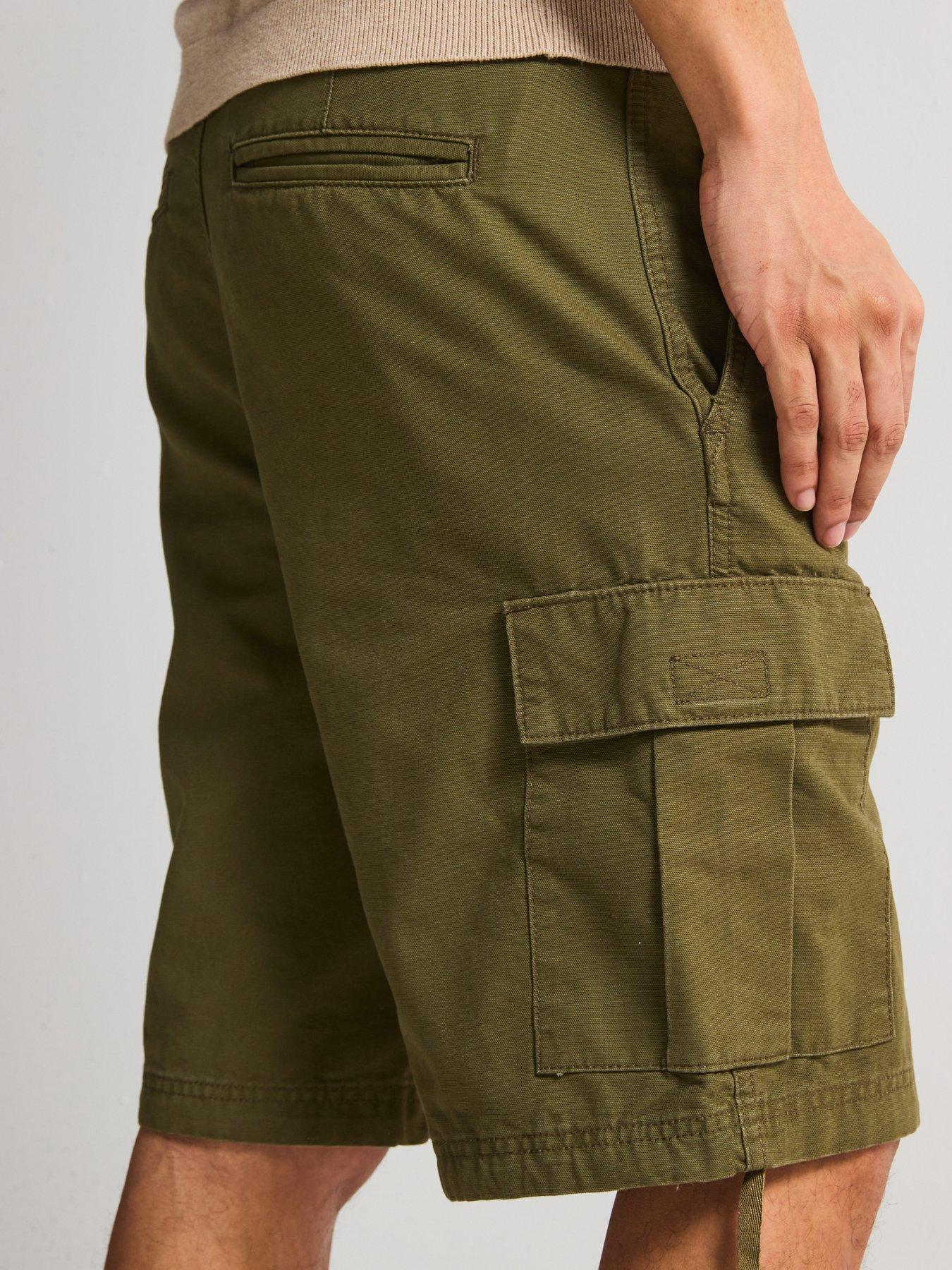 Jack & Jones Cole Barkley Cargo Shorts - Olive Night | Very
