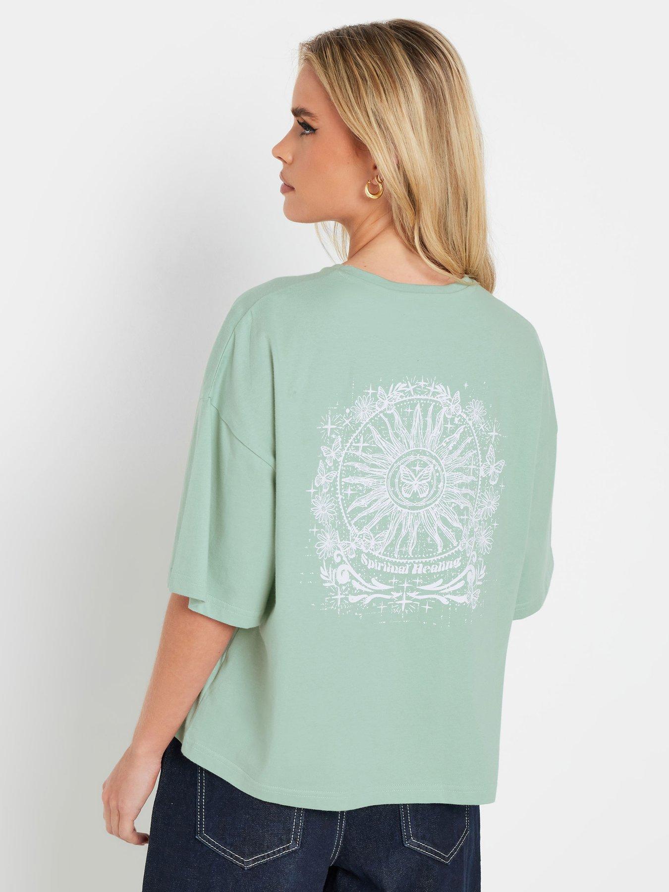 PixieGirl Petite Spiritual Healing T Shirt - Green | Very