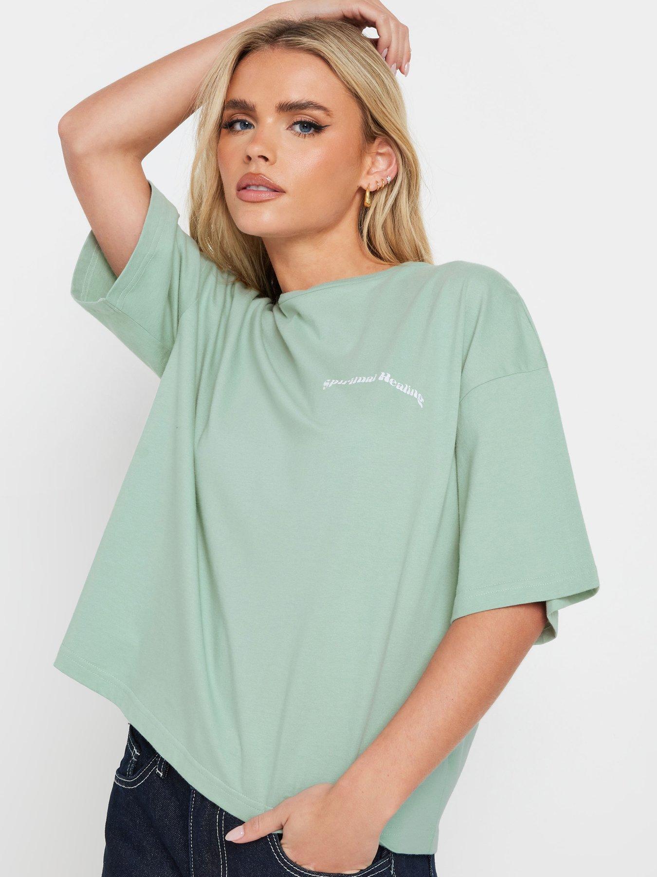 PixieGirl Petite Spiritual Healing T Shirt - Green | Very