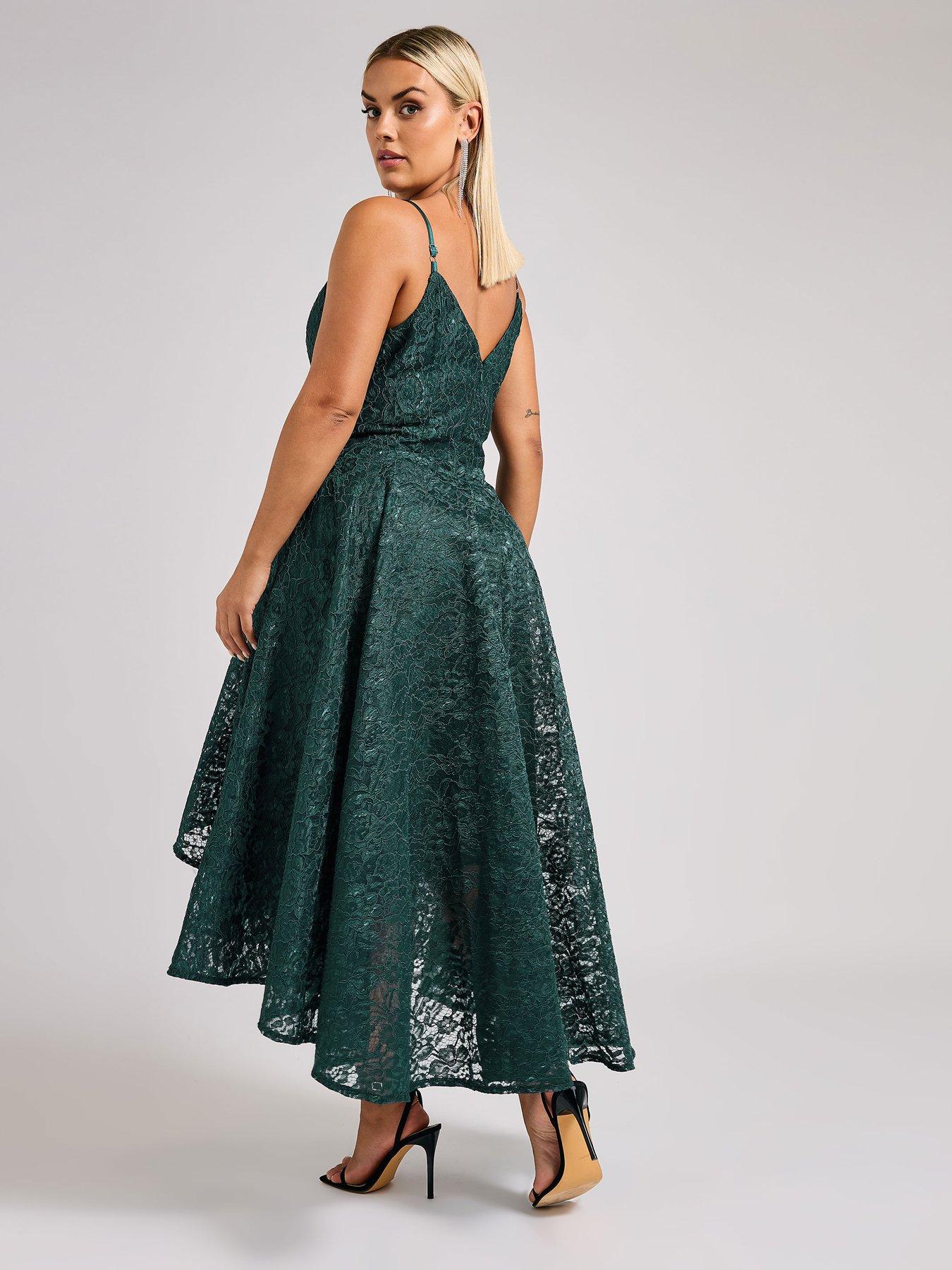 Yours Curve Lace Prom Dress | Very