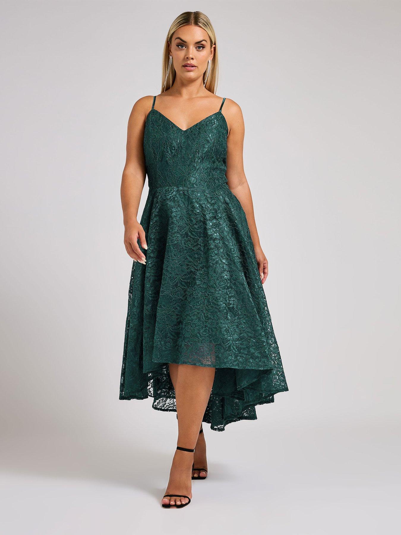 Yours Curve Lace Prom Dress | Very