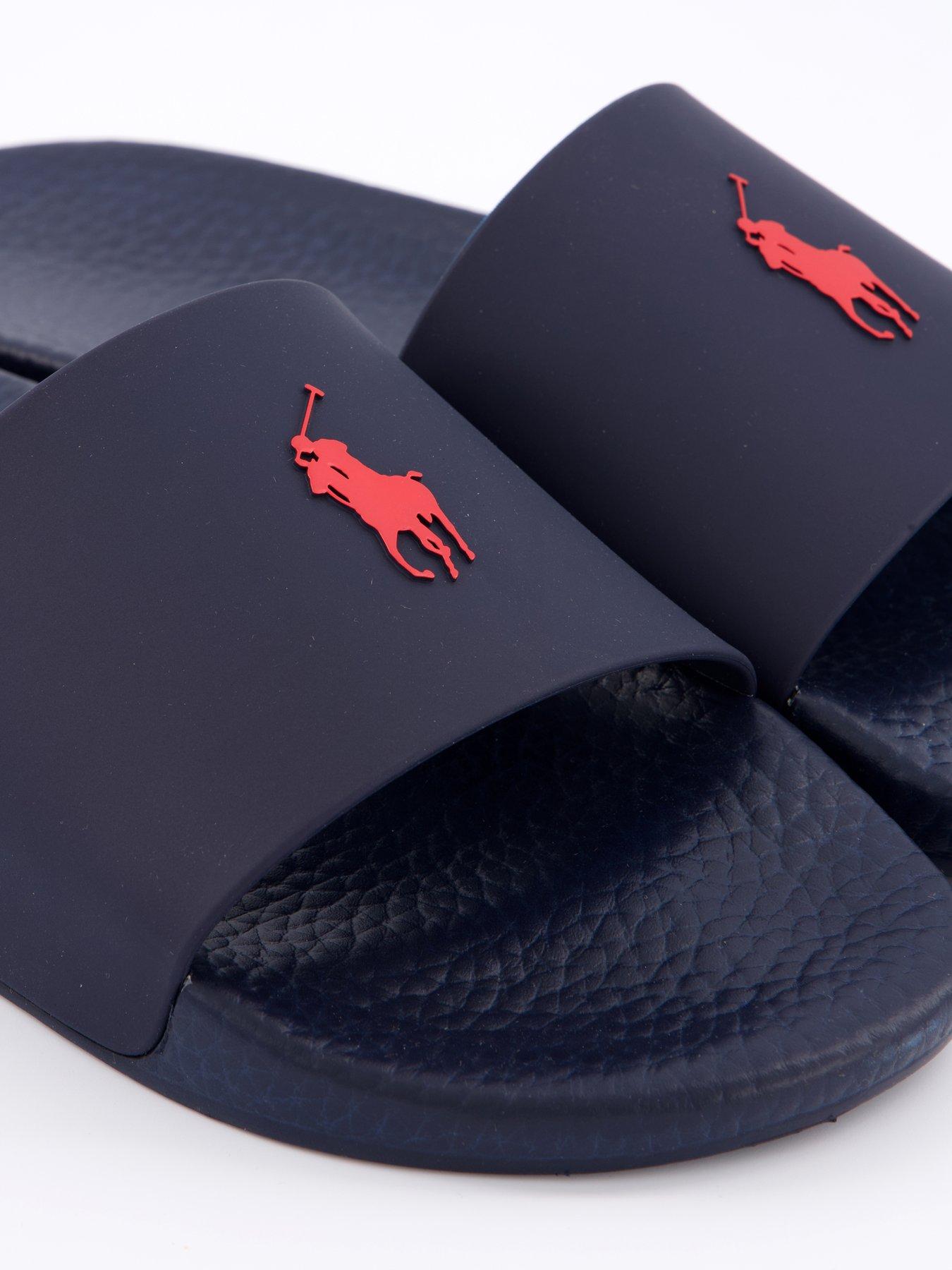 Polo Ralph Lauren Pool Sliders - Navy | Very
