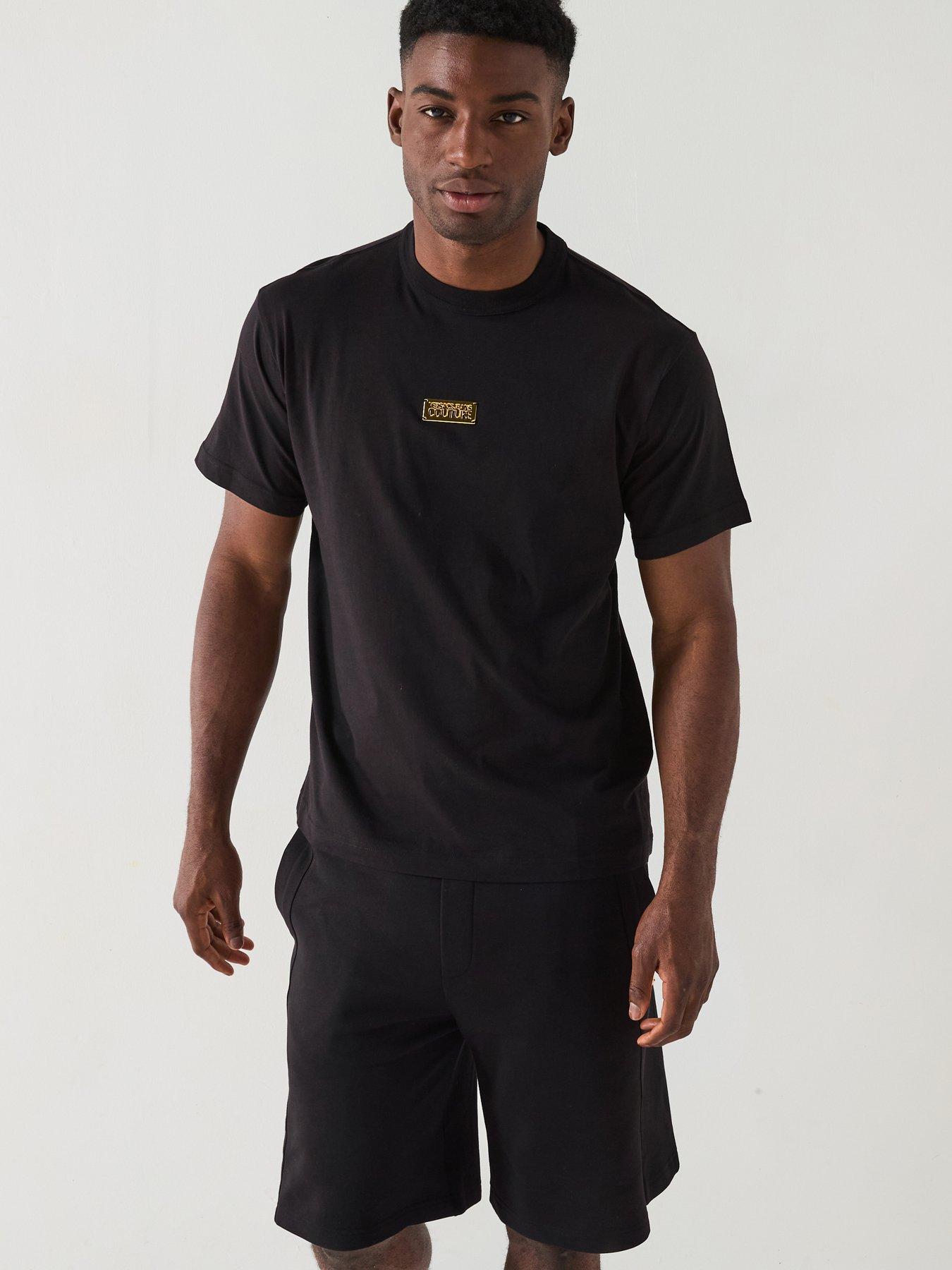 Versace Jeans Couture Metal Placket T-Shirt - Black | Very