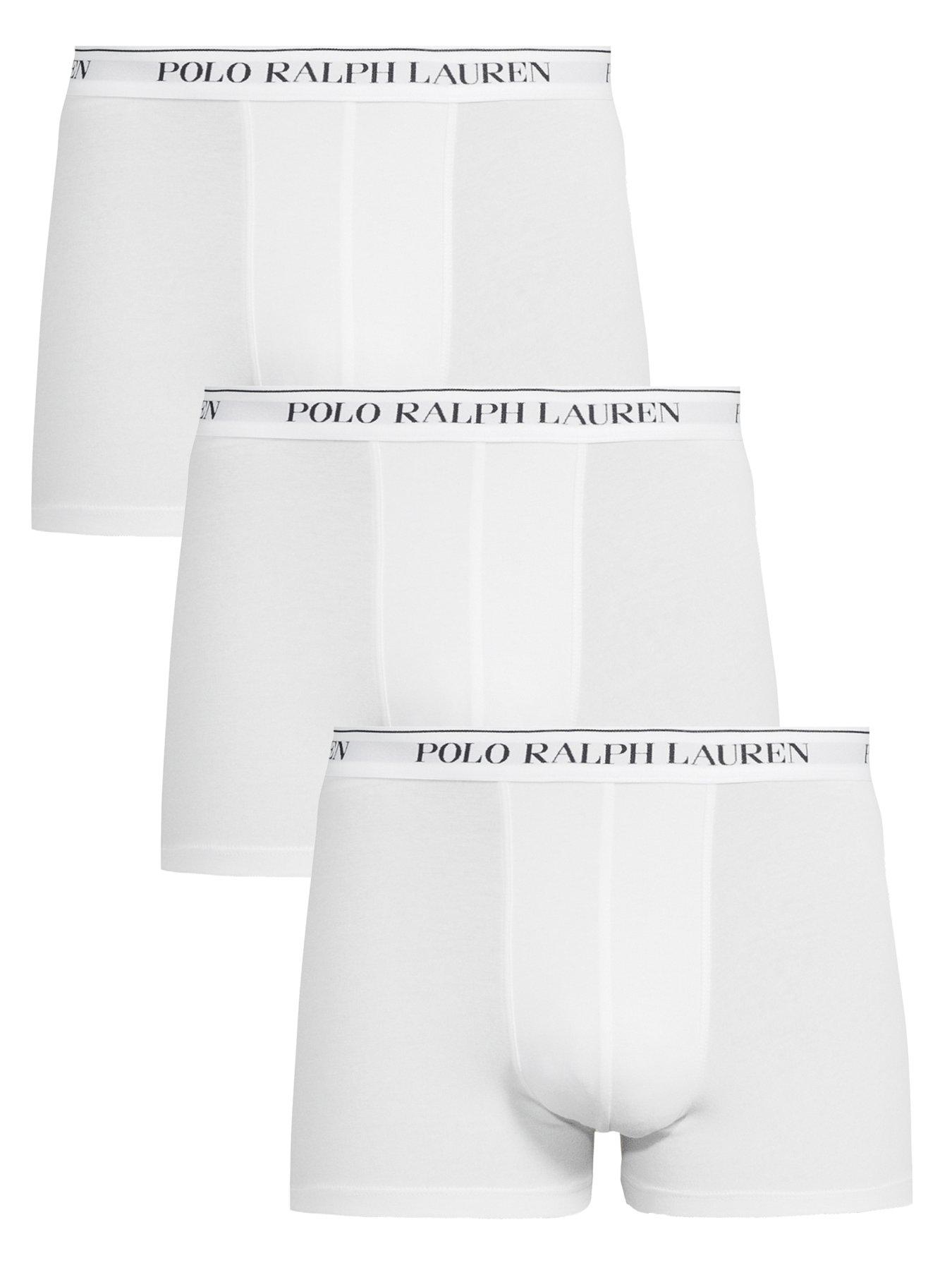 Polo Ralph Lauren 5 Pack Classic Trunks - White | Very
