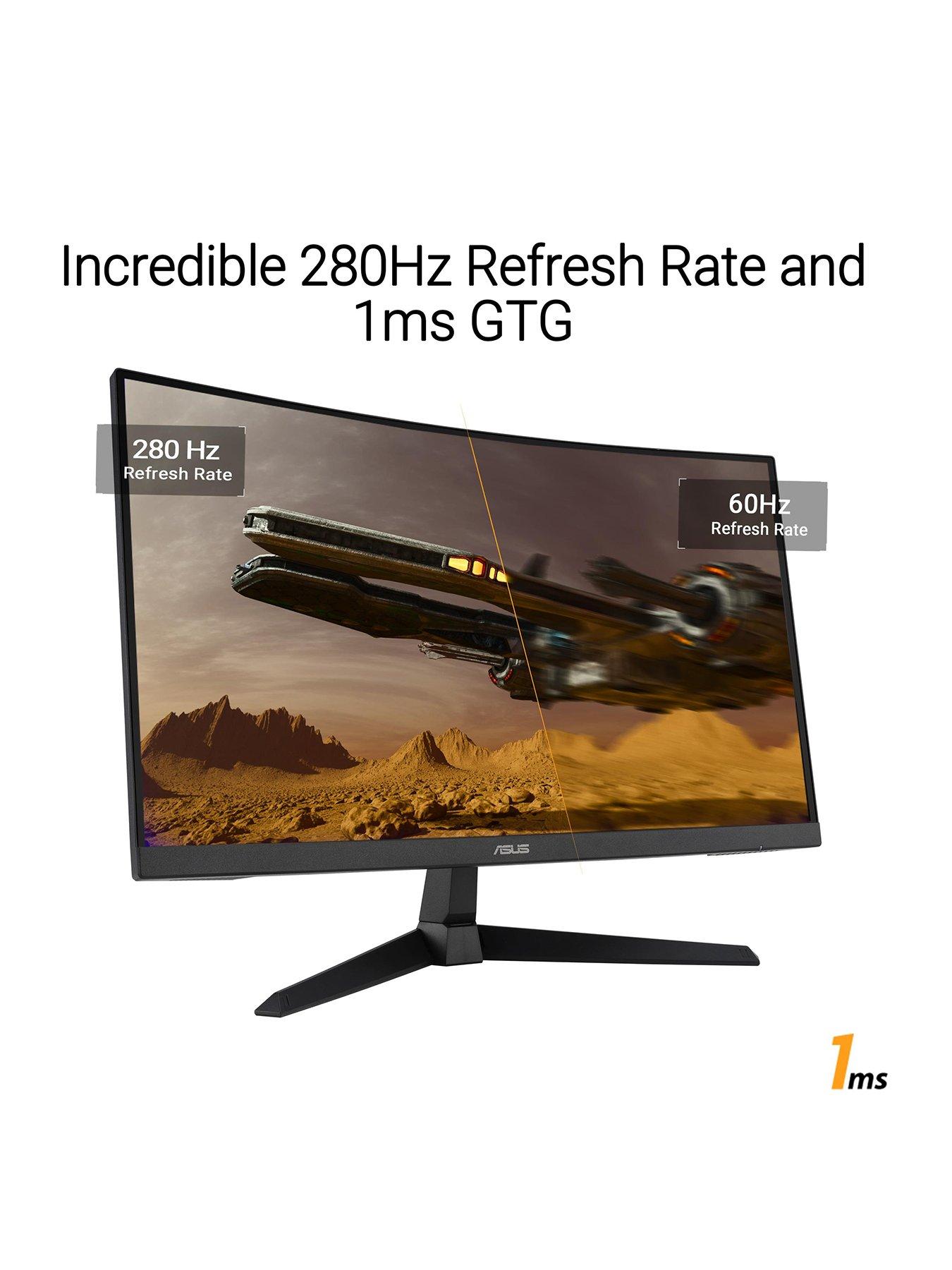 Asus TUF Gaming VG27VQM1B - 27in FHD, 280Hz, 1ms, Curved Gaming Monitor ...