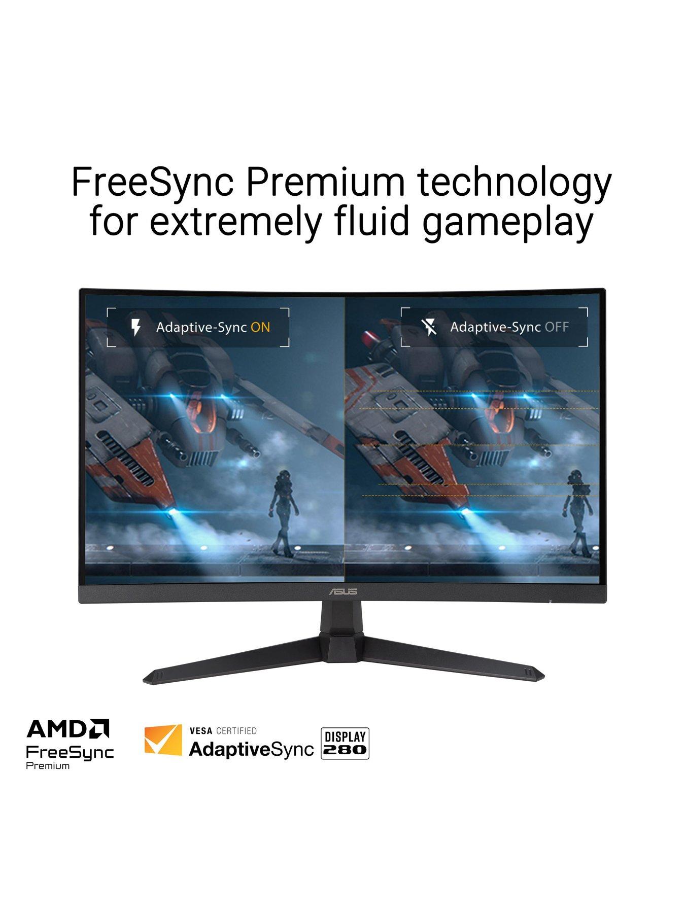 Asus TUF Gaming VG27VQM1B - 27in FHD, 280Hz, 1ms, Curved Gaming Monitor ...