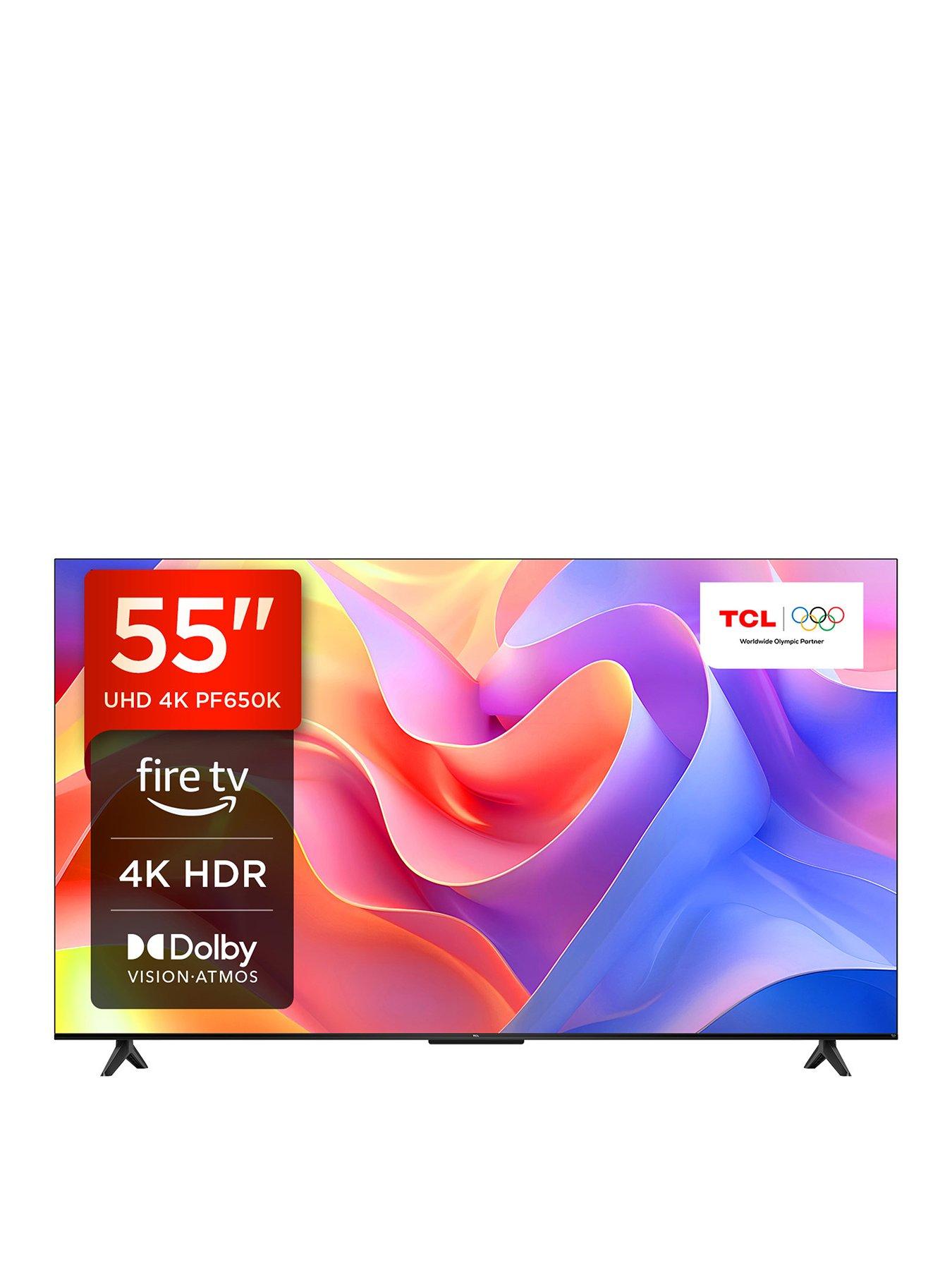 TCL PF650K 55" LED 4K HDR PRO Smart Fire TV with Freely - 55PF650K | Very