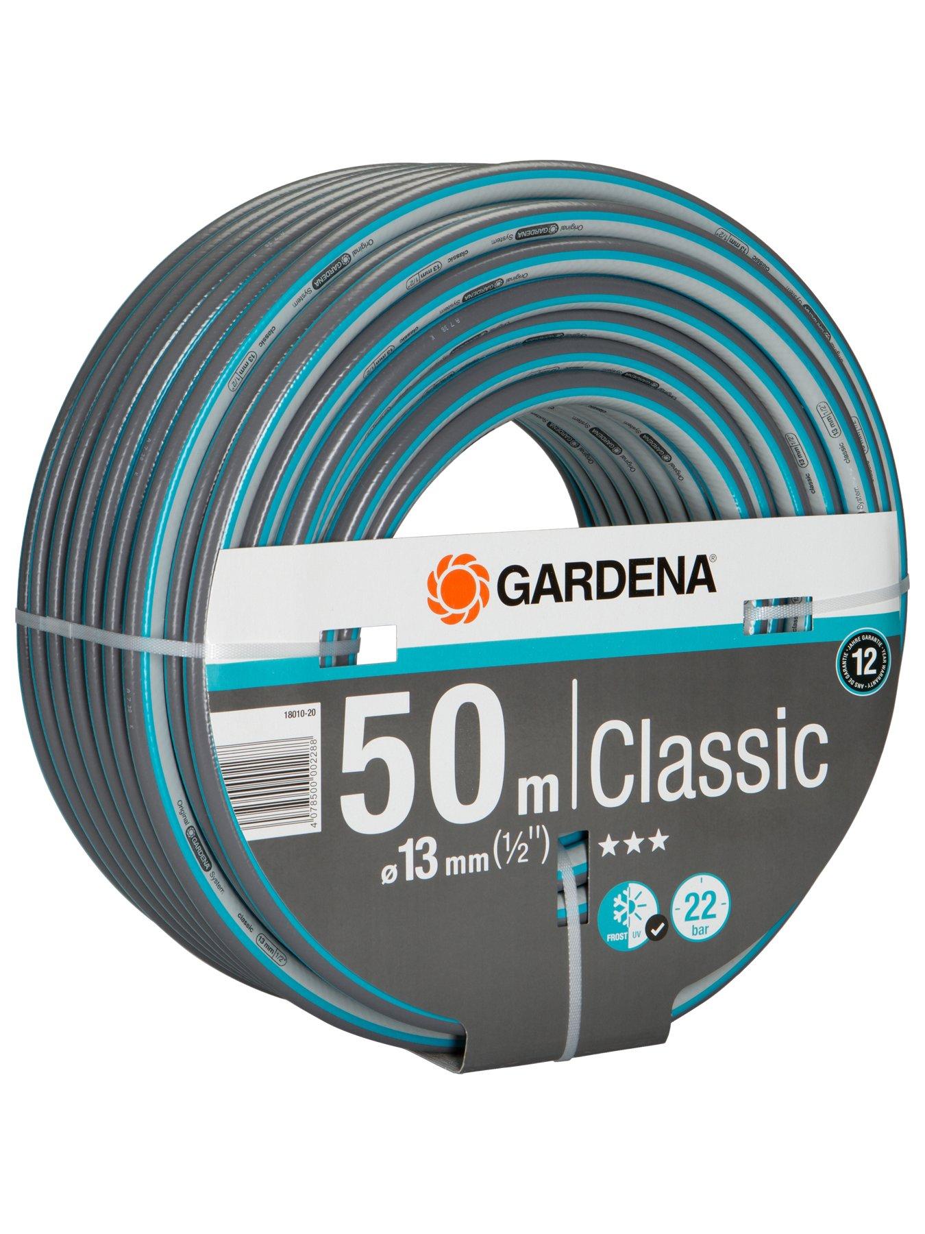 Gardena Classic Garden Hose - 50m, 13mm (1/2") , Flexible & Durable | Very