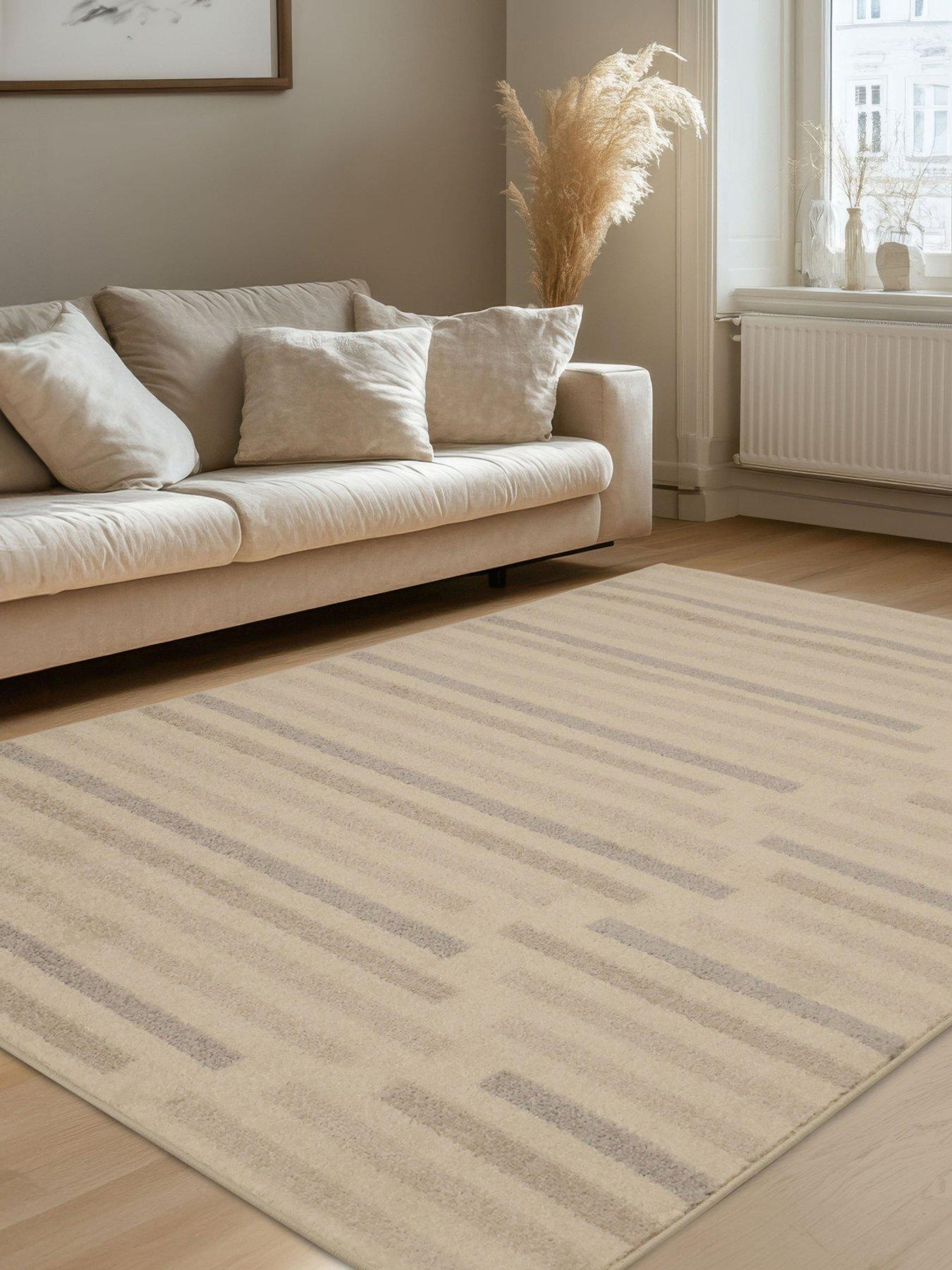 Very Home Juno Linear Rug - Natural | Very