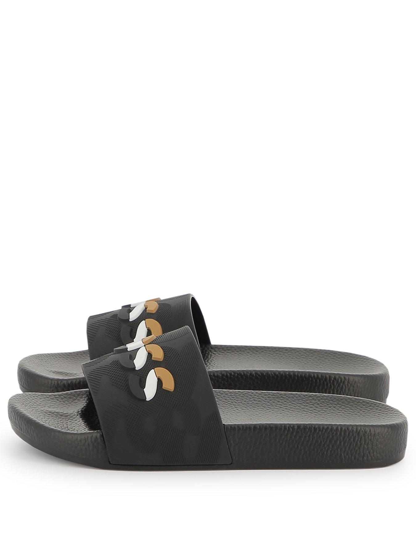 BOSS Boys Logo Sliders - Black | Very