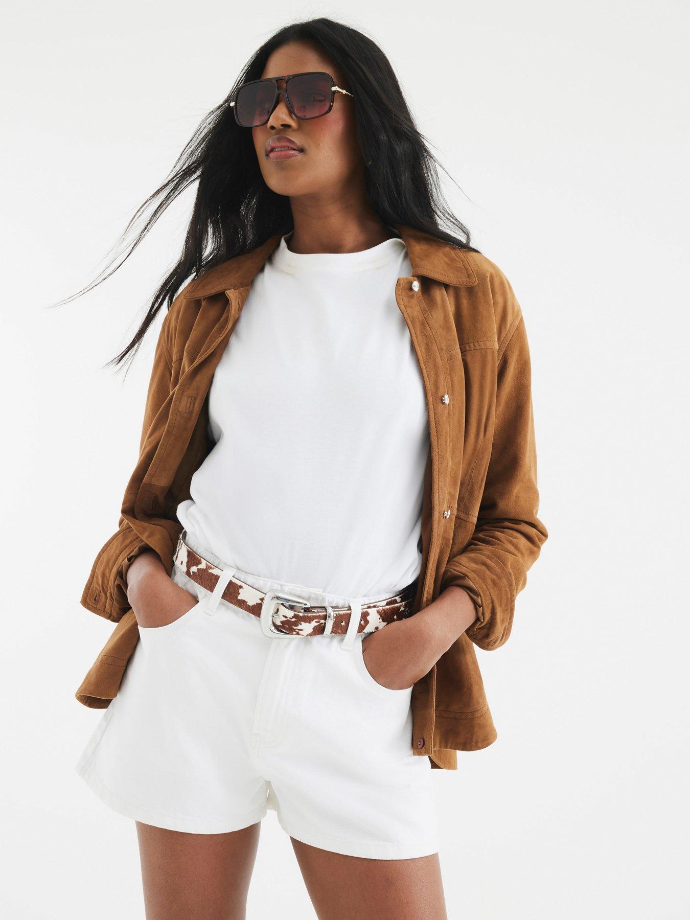 River Island Elasticated A Line Shorts - White | Very