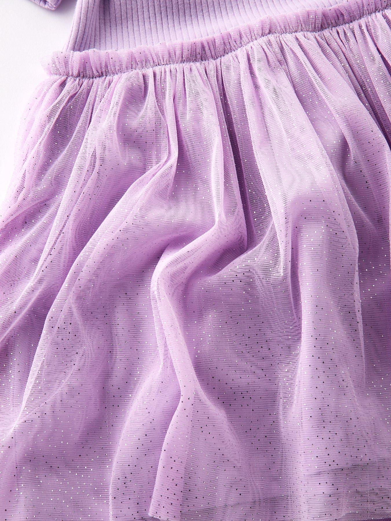 Mini V by Very Girls Summer Party Dress - Purple | Very