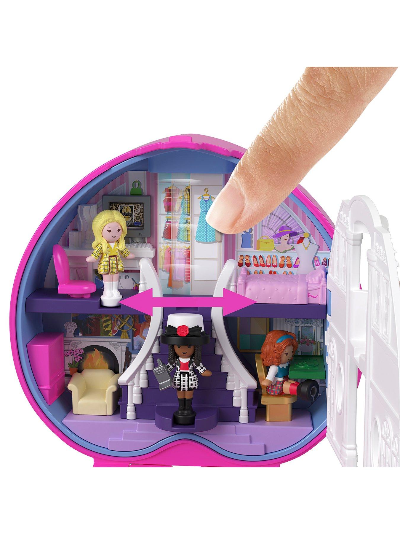 Polly Pocket Clueless Collector Compact Micro Dolls and Playset | Very