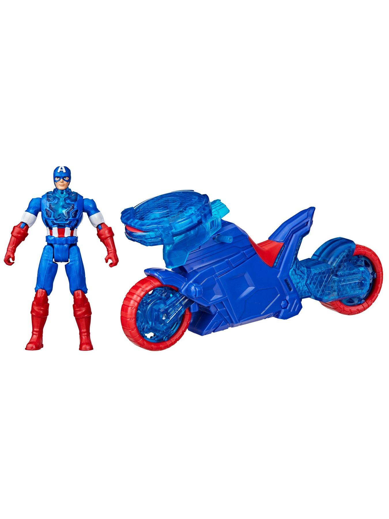 Marvel Avengers Epic World of Action Captain America Shield-Shot Cycle ...